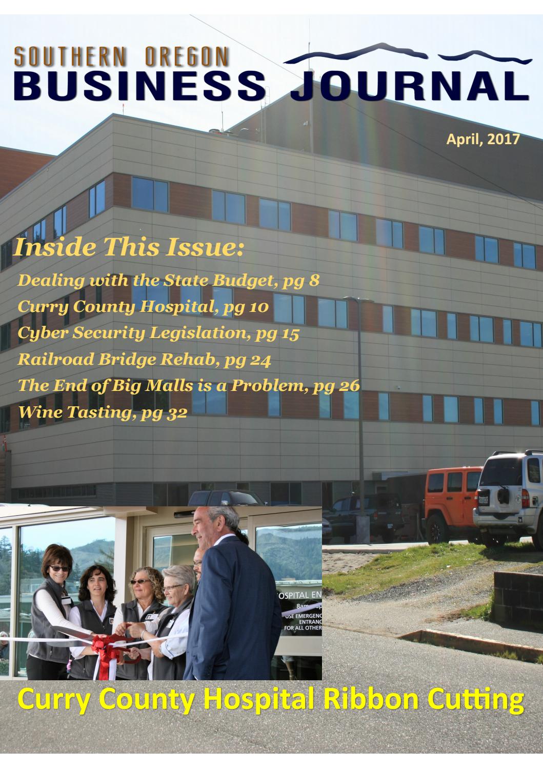 April 2017 by Southern Oregon Business Journal - Issuu