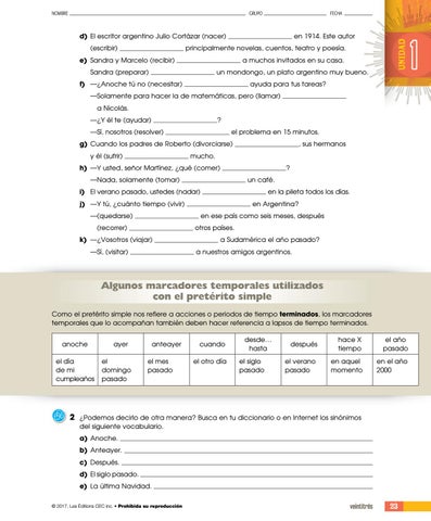 Encuentros 2 2e Éd. by Les Éditions CEC - Issuu