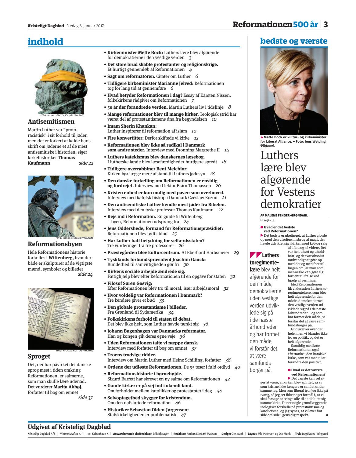 Reformationstillæg by Kristeligt Dagblad - Issuu