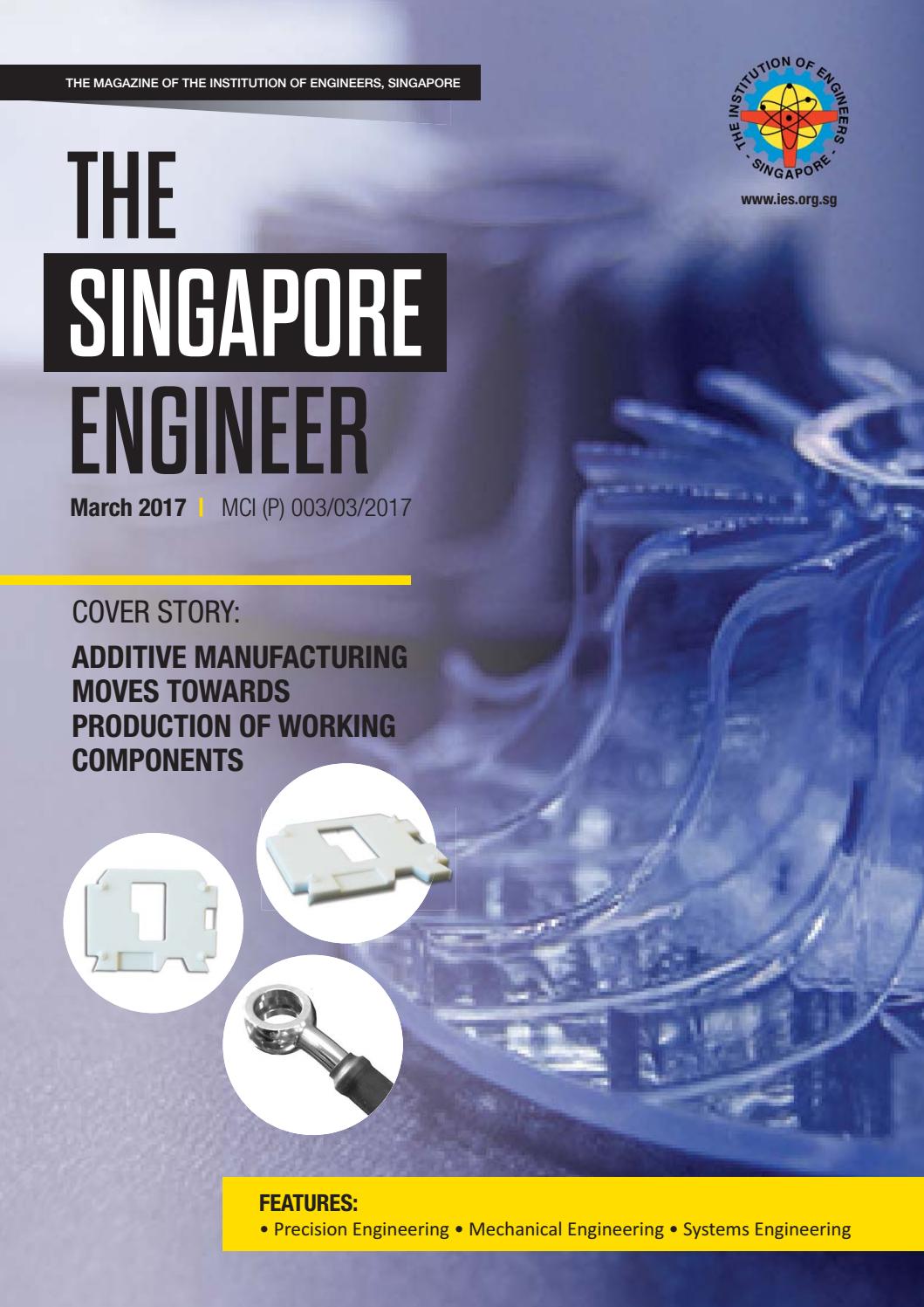 The Singapore Engineer March 2017 by The Singapore Engineer - Issuu