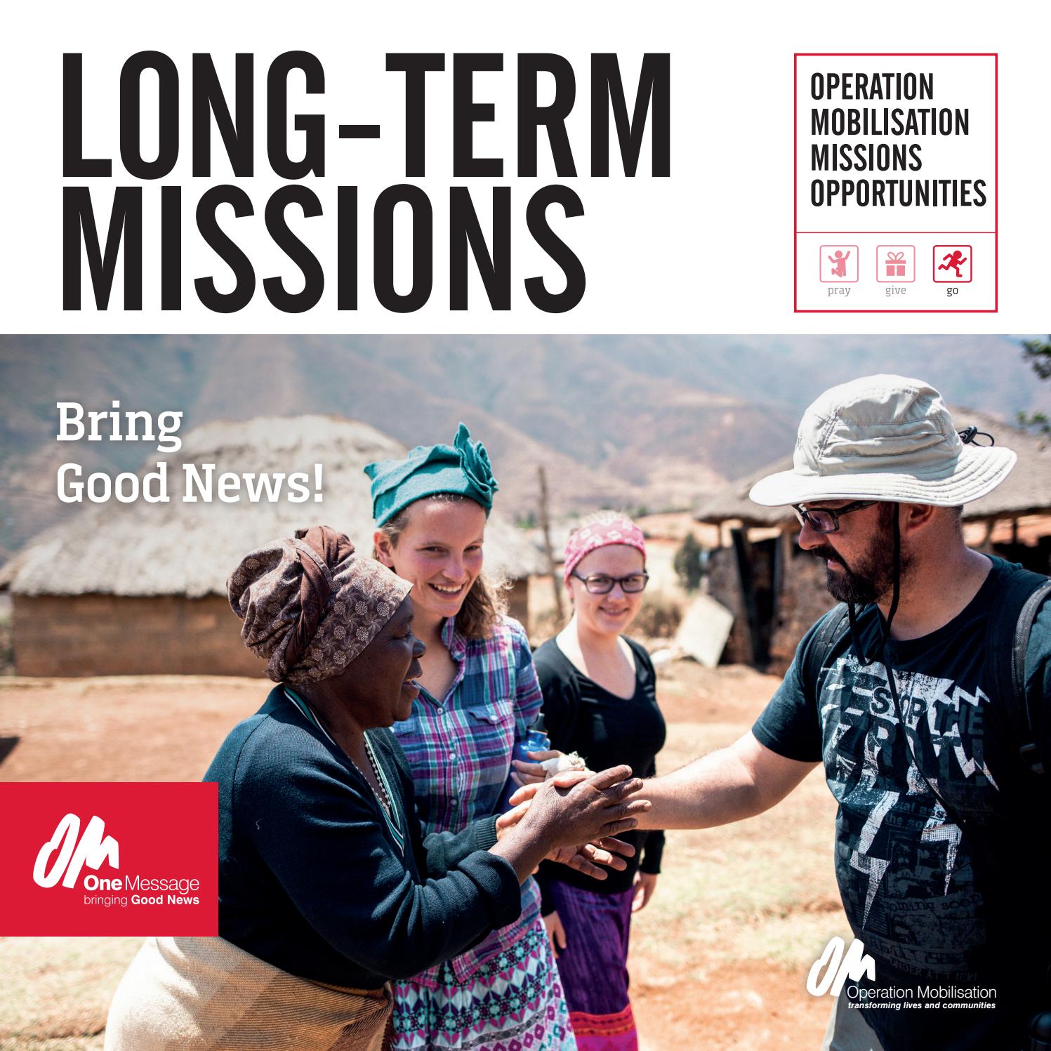 OM UK's Long-Term Missions Information brochure by Operation ...