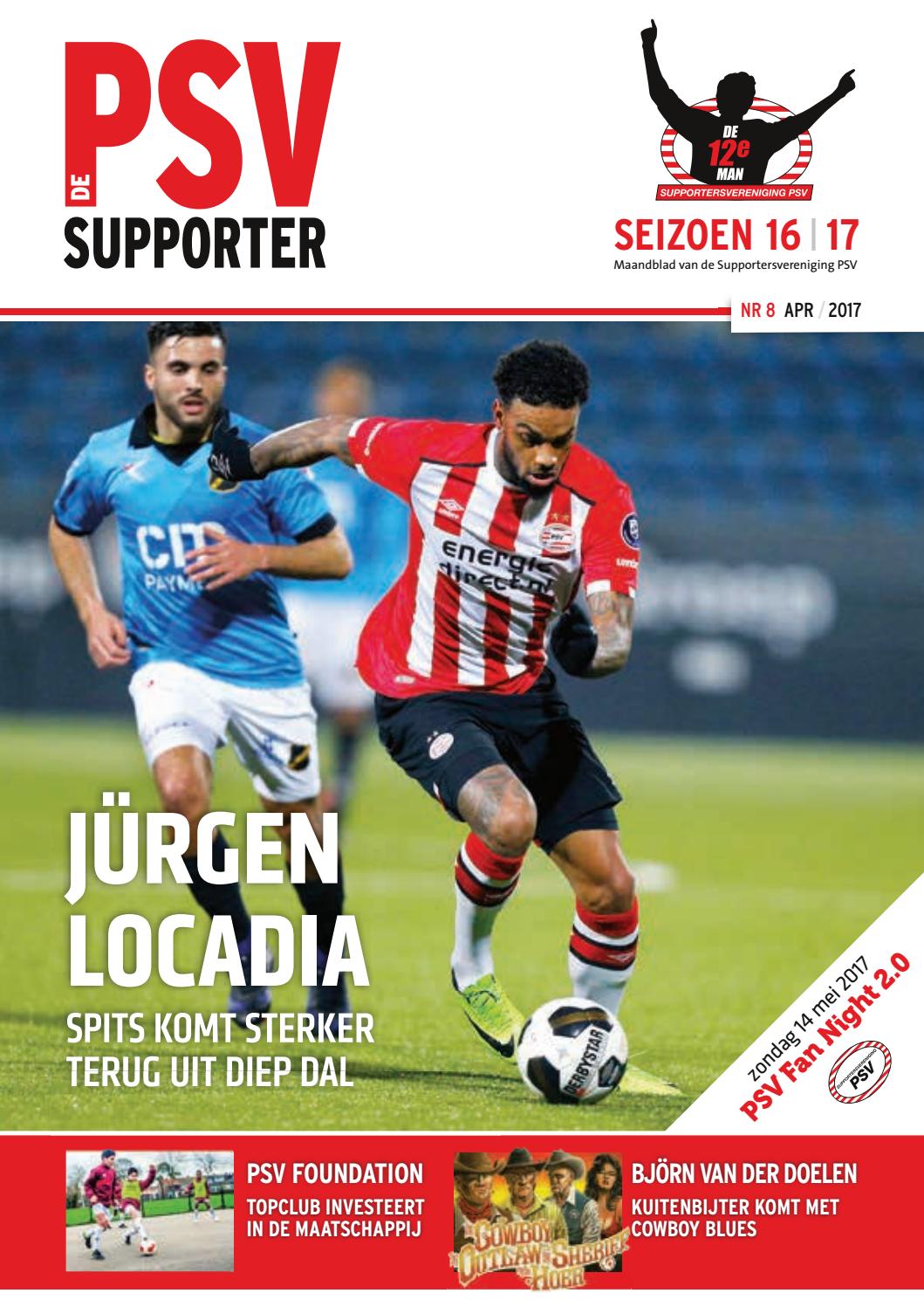 De PSV Supporter april 2017 by Supportersvereniging PSV - Issuu
