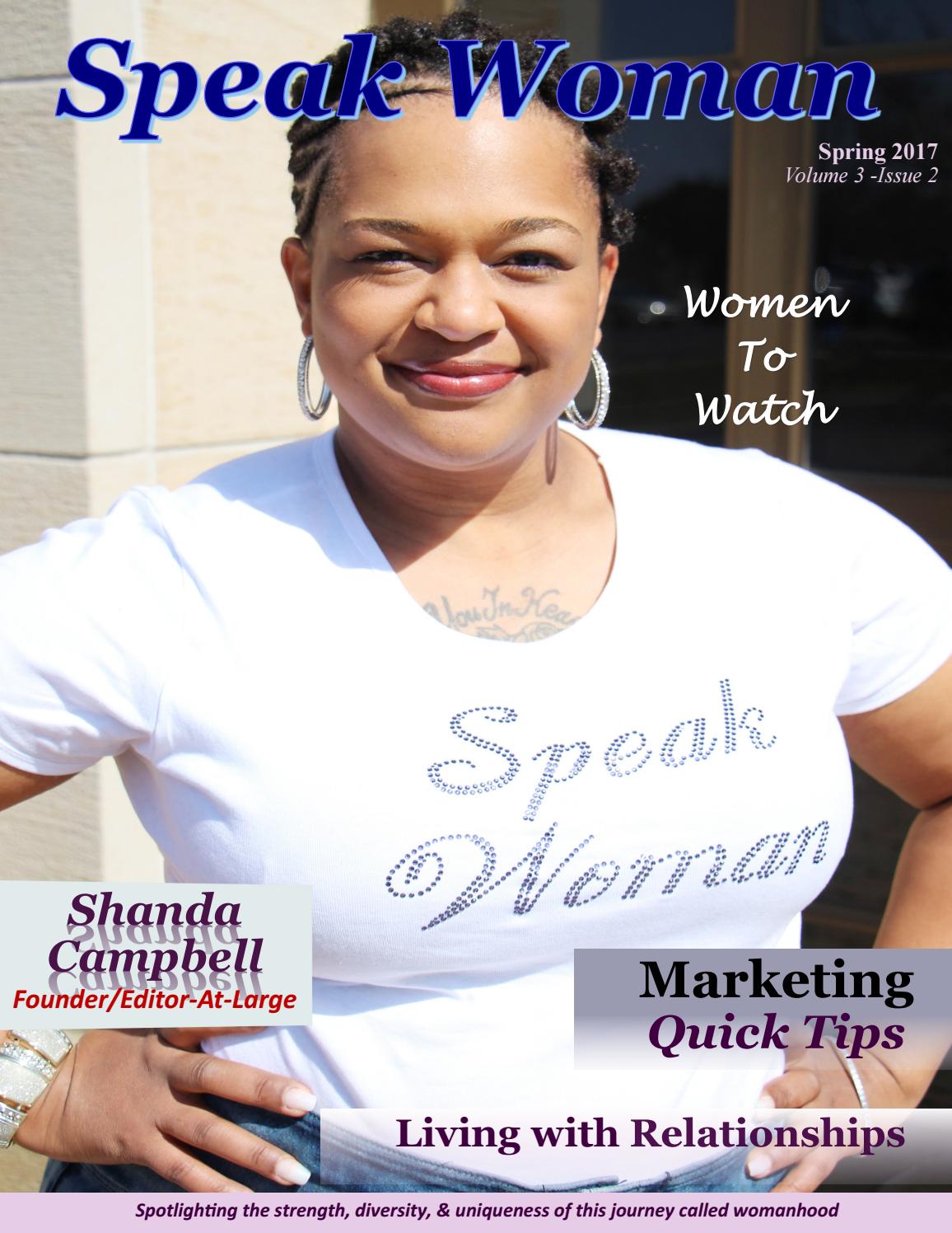 Spring 2017 Issue of Speak Woman Magazine by Speak Woman Magazine - Issuu
