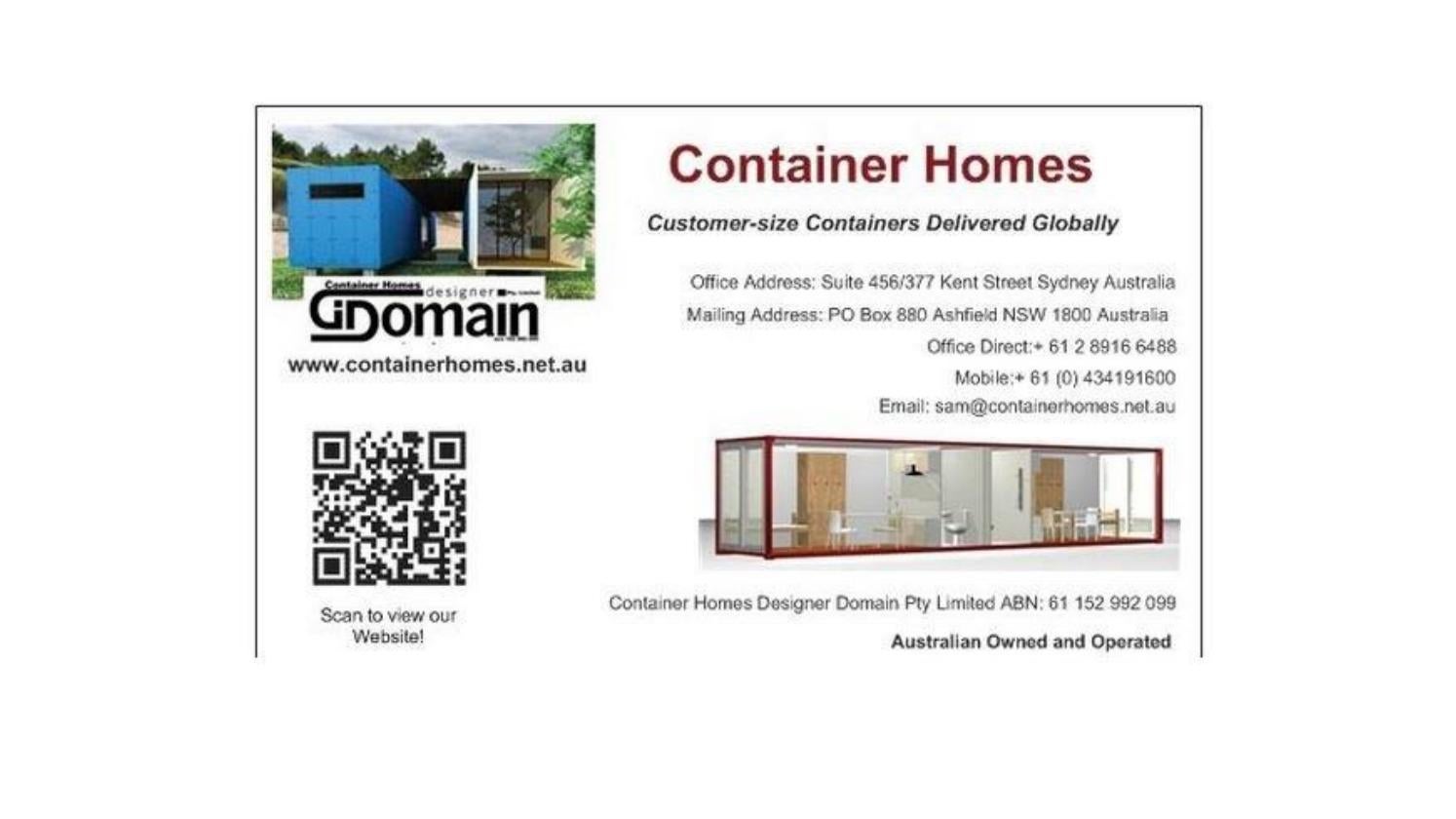 container Homes Info pack by Container Homes - Issuu