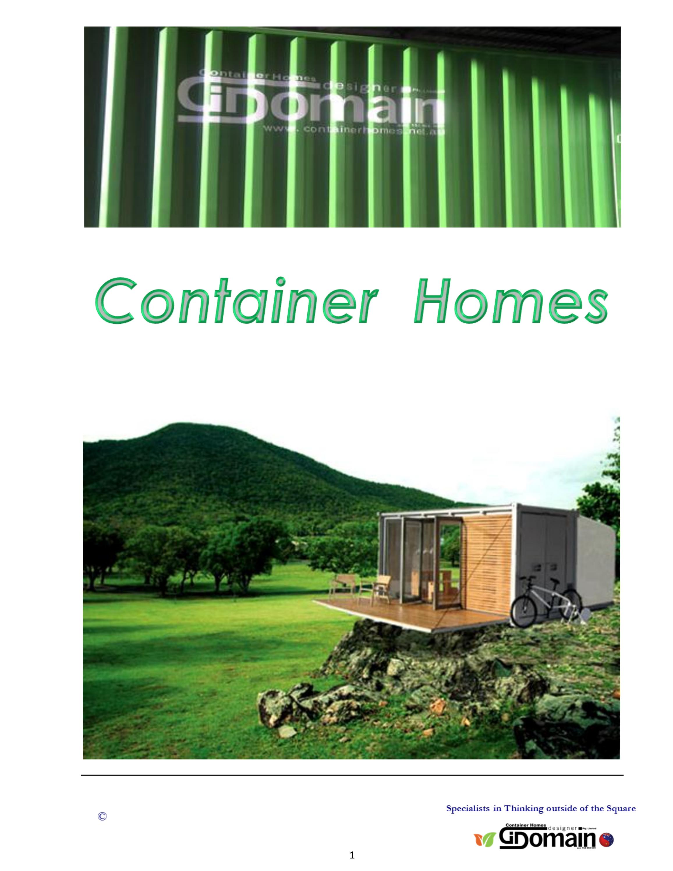 Container Homes by Container Homes - Issuu
