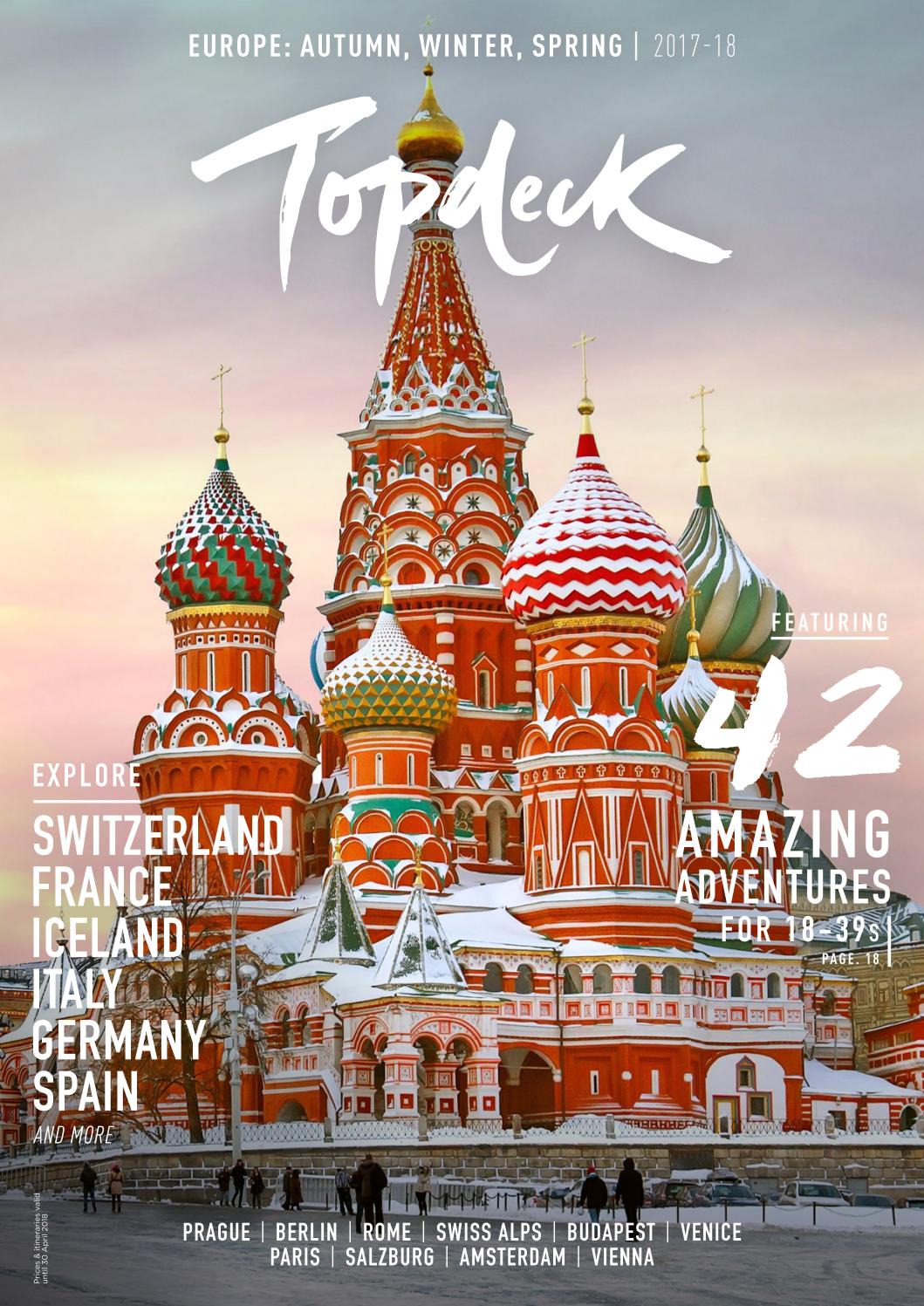 (USD) Topdeck | Europe Winter 2017/18 by Topdeck Travel - Issuu