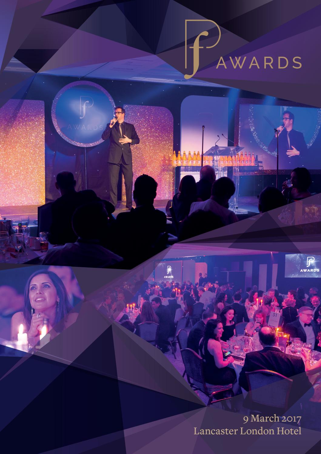 Pf Awards Brochure 2017 by E4H Ltd - Issuu