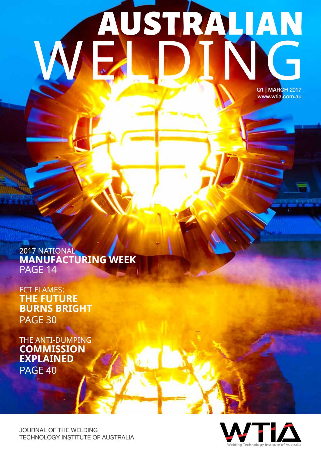 Australian Welding March 2017 by Weld Australia - Issuu