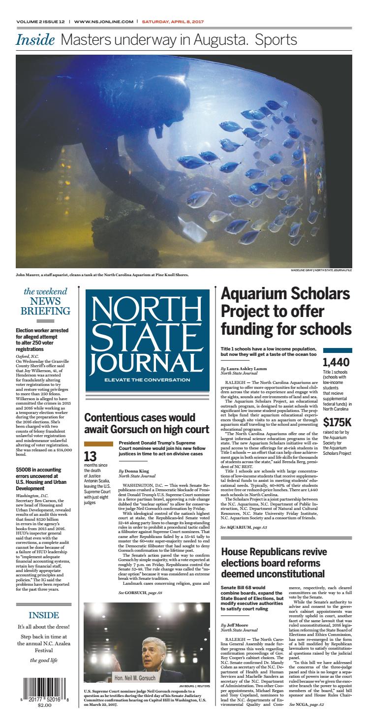 North State Journal — Vol. 2., Issue 12 by North State Journal - Issuu