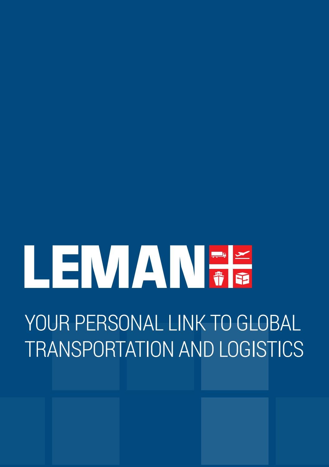 LEMAN 2017 - Let LEMAN help you by LEMAN - Issuu