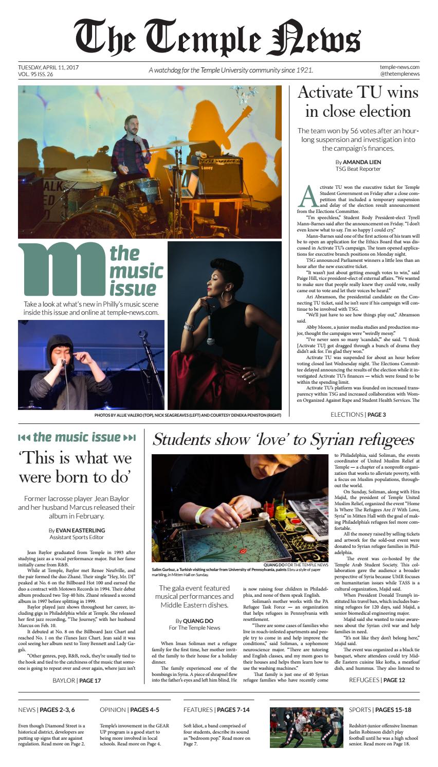 Issue 26 by The Temple News - Issuu