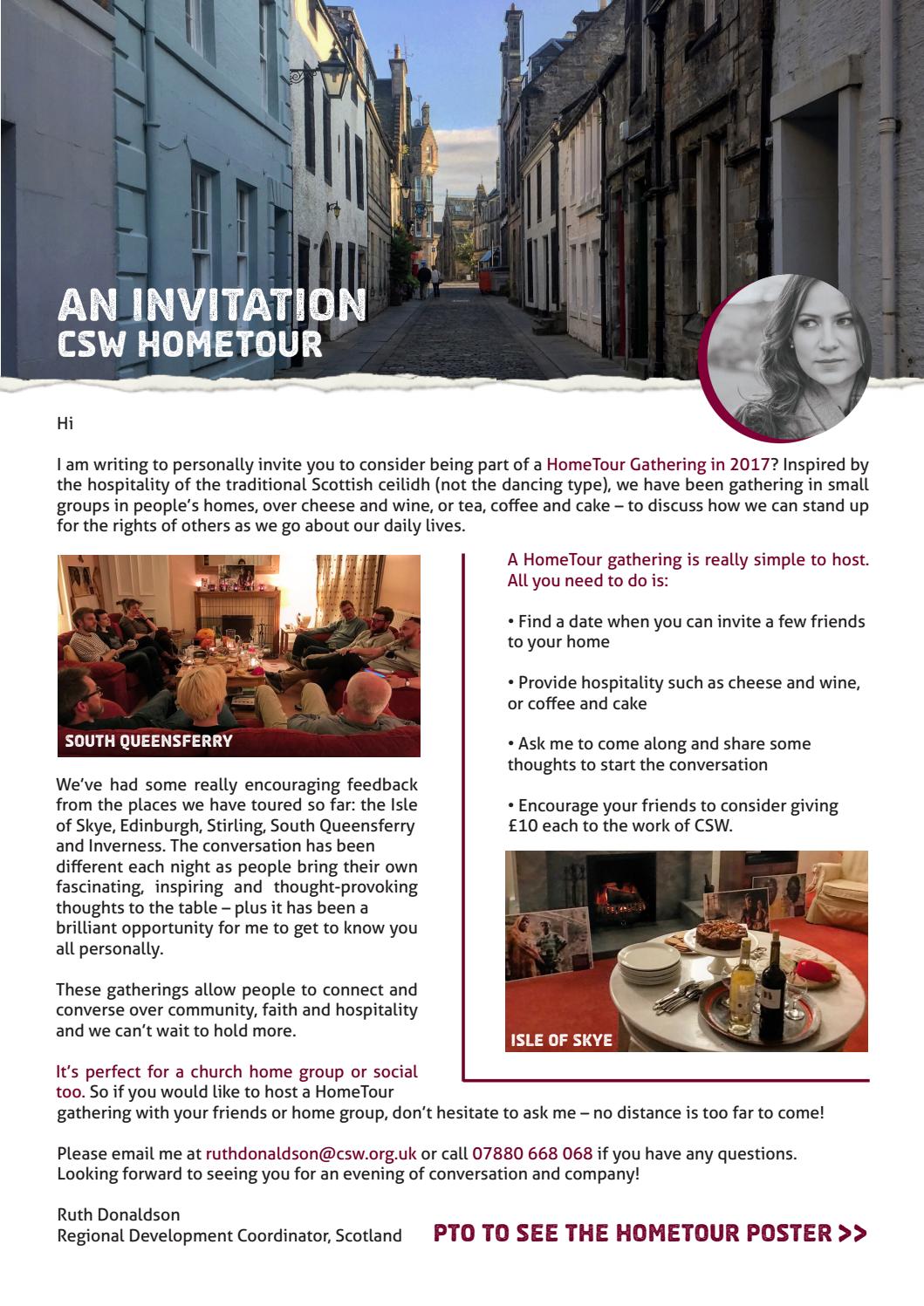 CSW HomeTour Invitation by CSW UK - Issuu