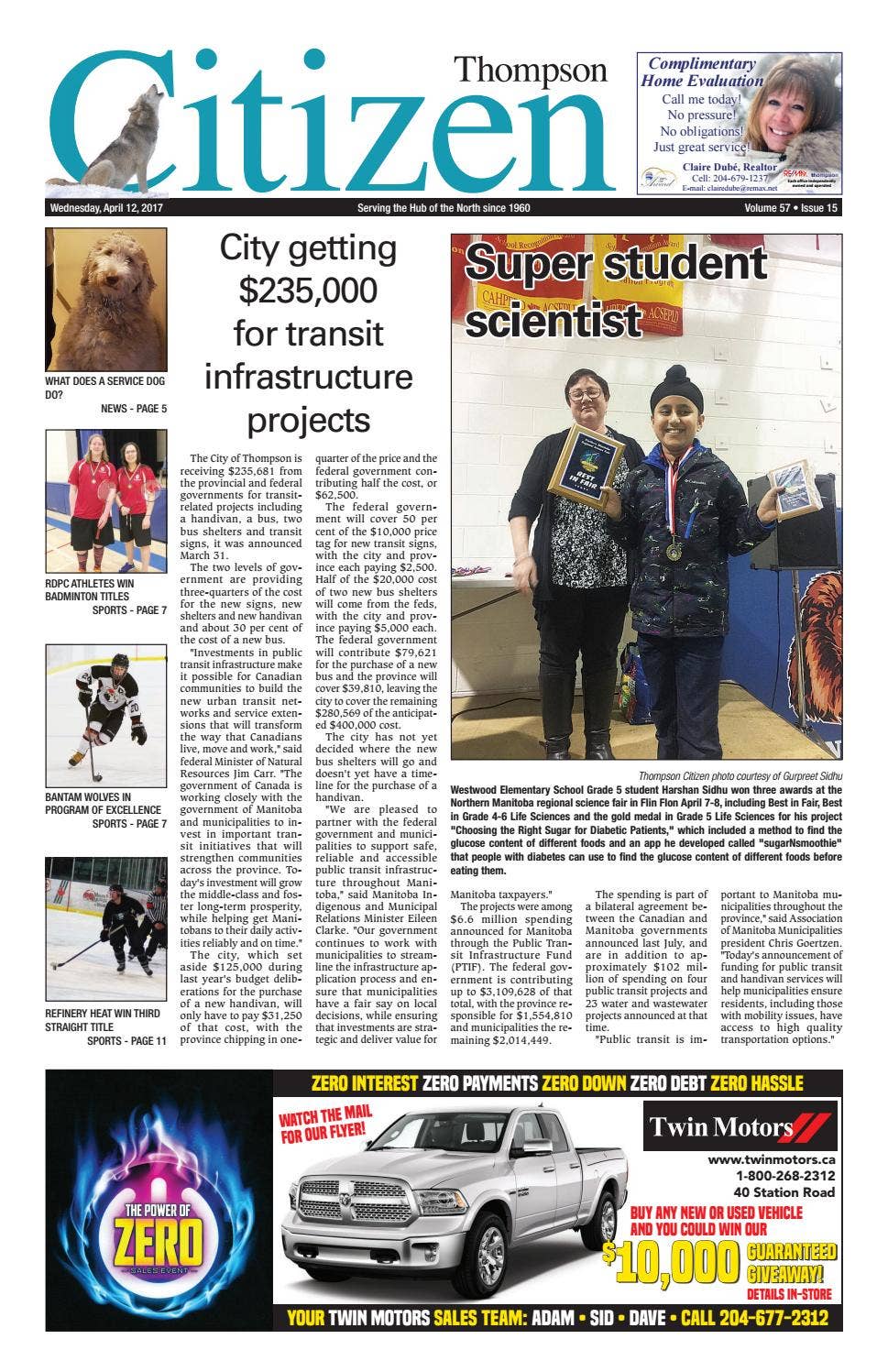 April 12 2017 by Thompson Citizen - Issuu