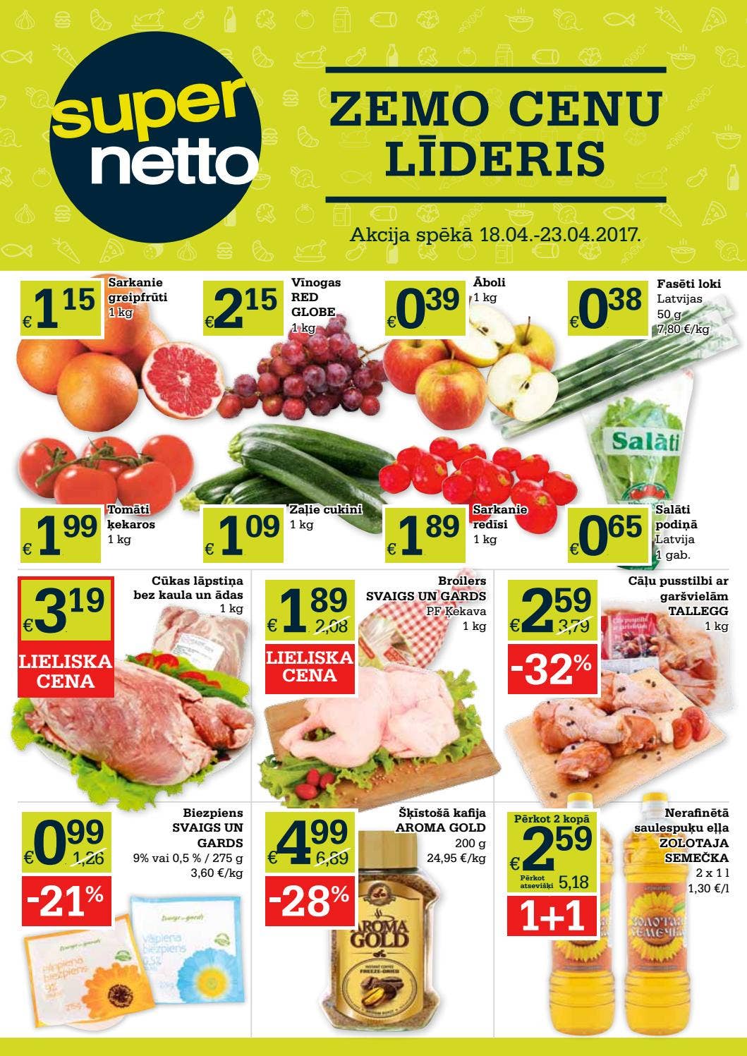 Supernetto piedāvājums no 18.04. līdz 23.04.2017. by Rimi - Issuu