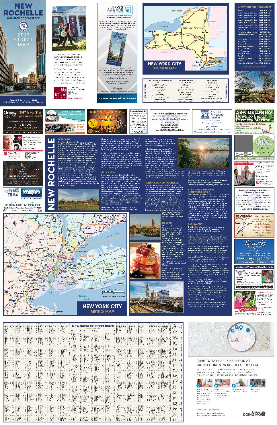 New Rochelle IL Chamber Map 2017 by Town Square Publications, LLC - Issuu