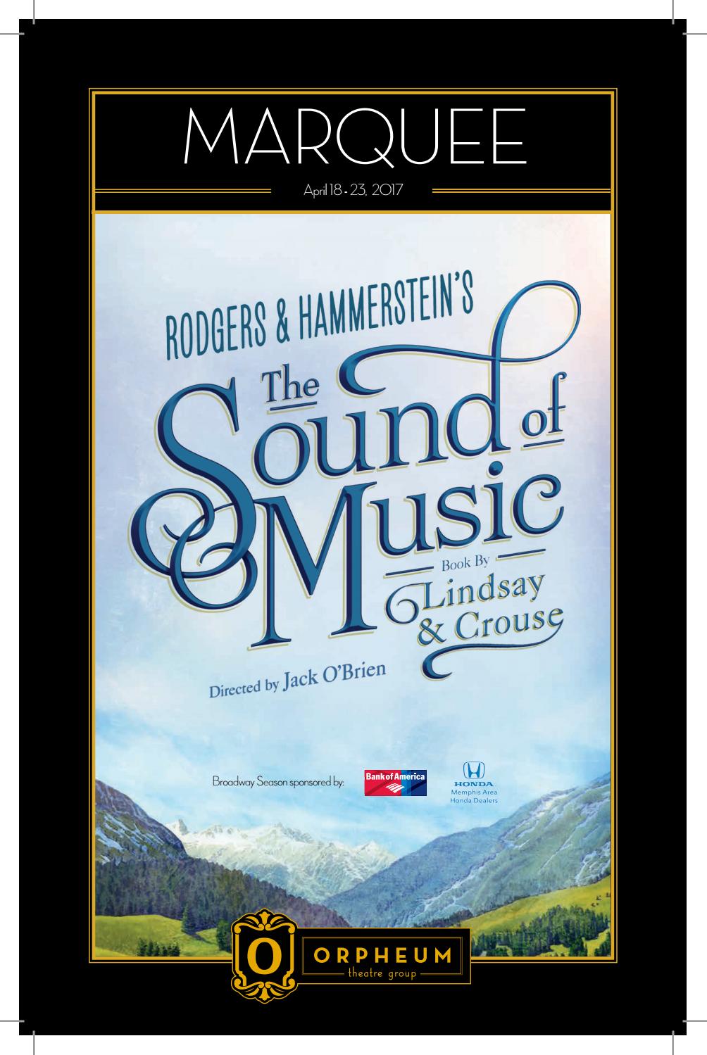 Rodgers & Hammerstein's The Sound Of Music by Orpheum Theatre - Issuu