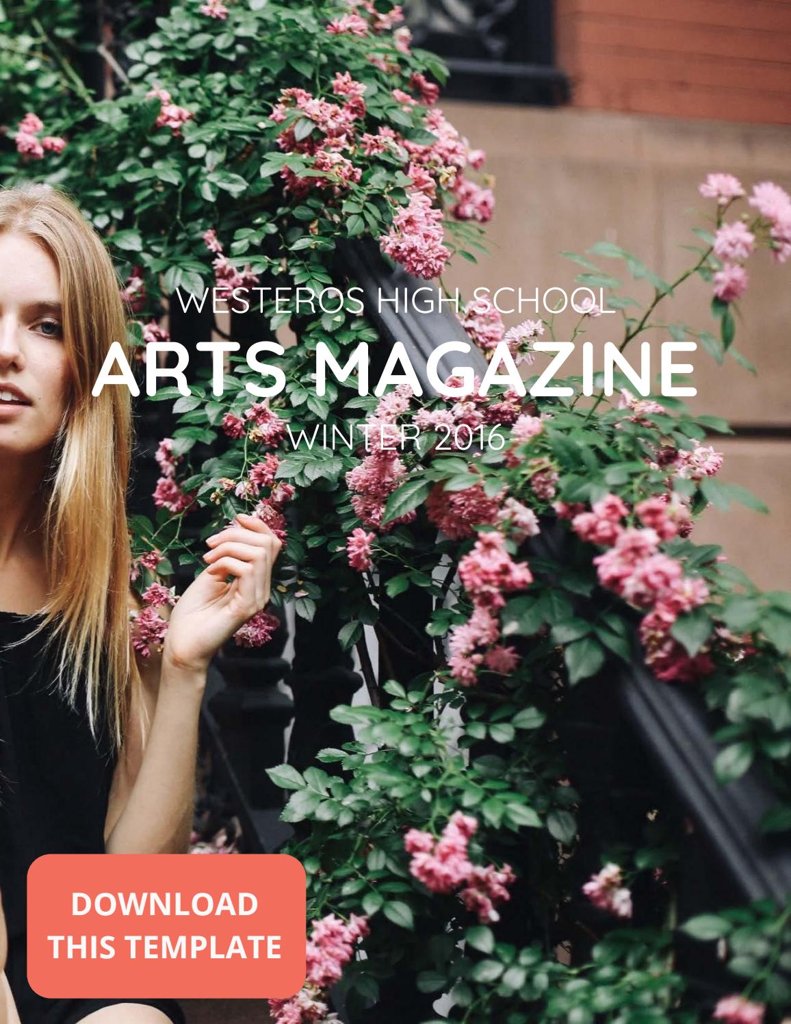 Student Arts Magazine Template by Issuu Official - Issuu