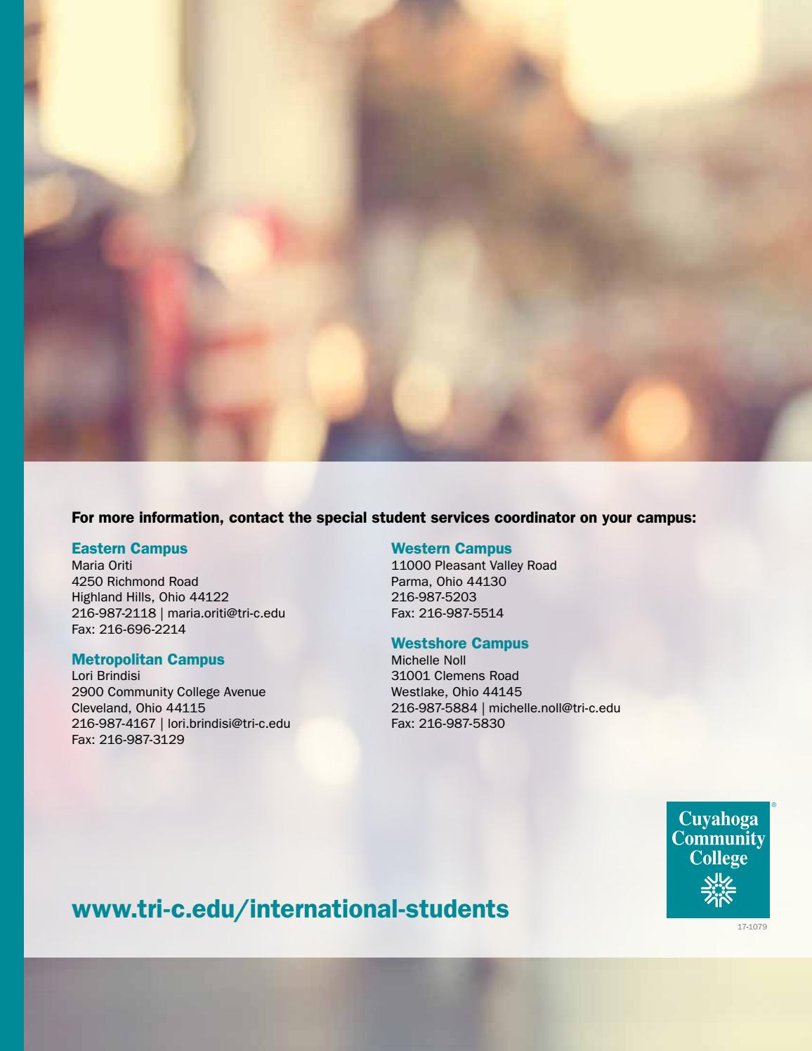 International Student Welcome Packet by Cuyahoga Community College - Issuu