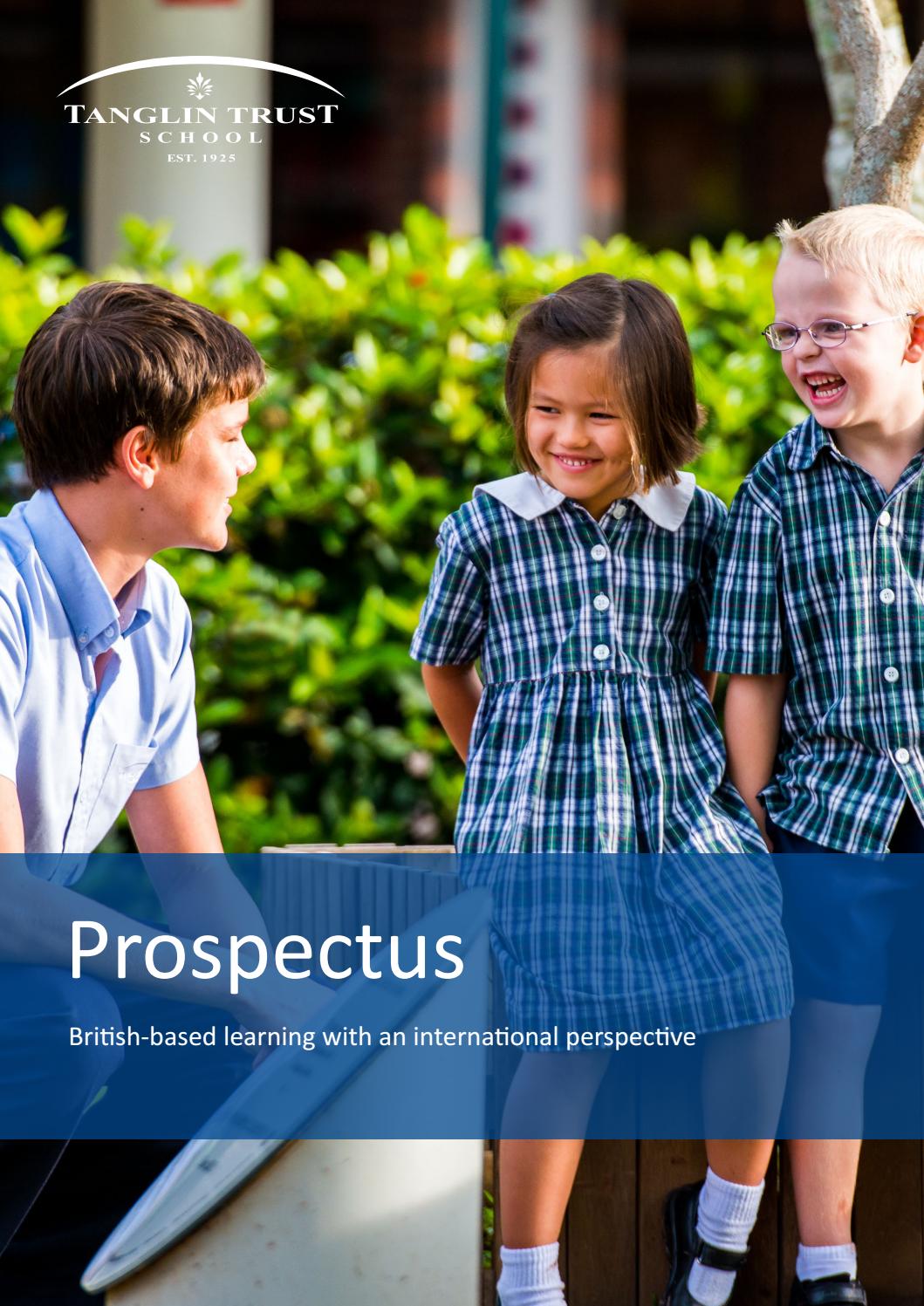 TTS Prospectus by Tanglin Trust School - Issuu