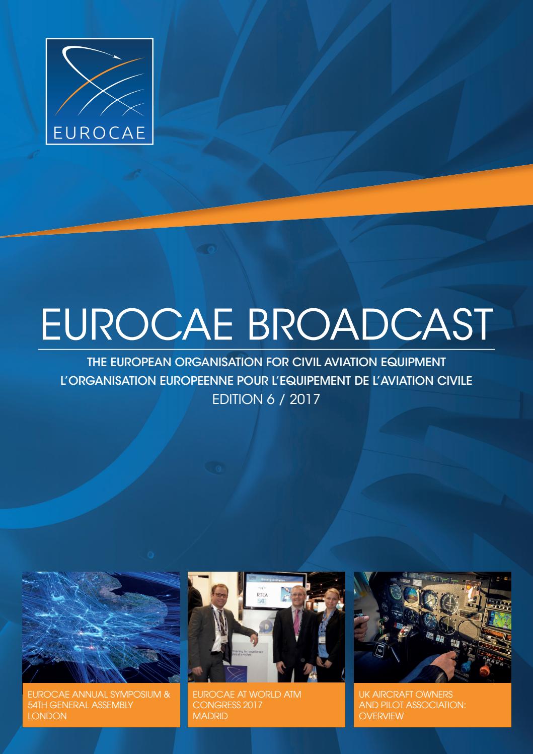 Eurocae broadcast #6 by EUROCAE - Issuu