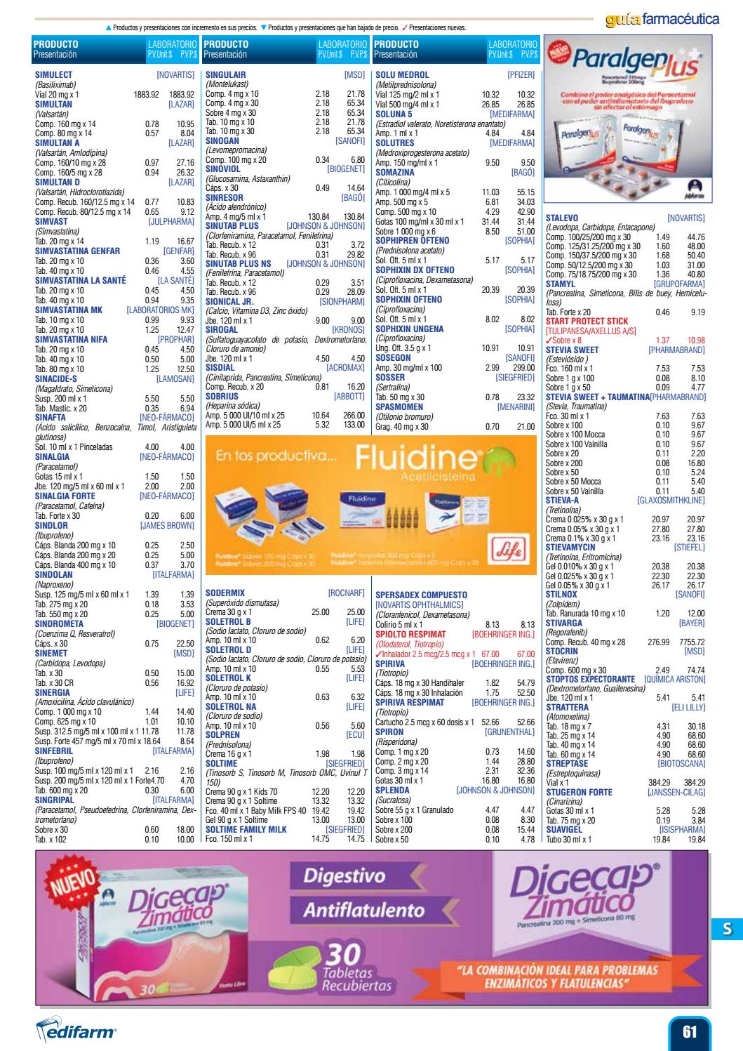 Guía Farmacéutica No. 158 by Edifarm & Cía. - Issuu