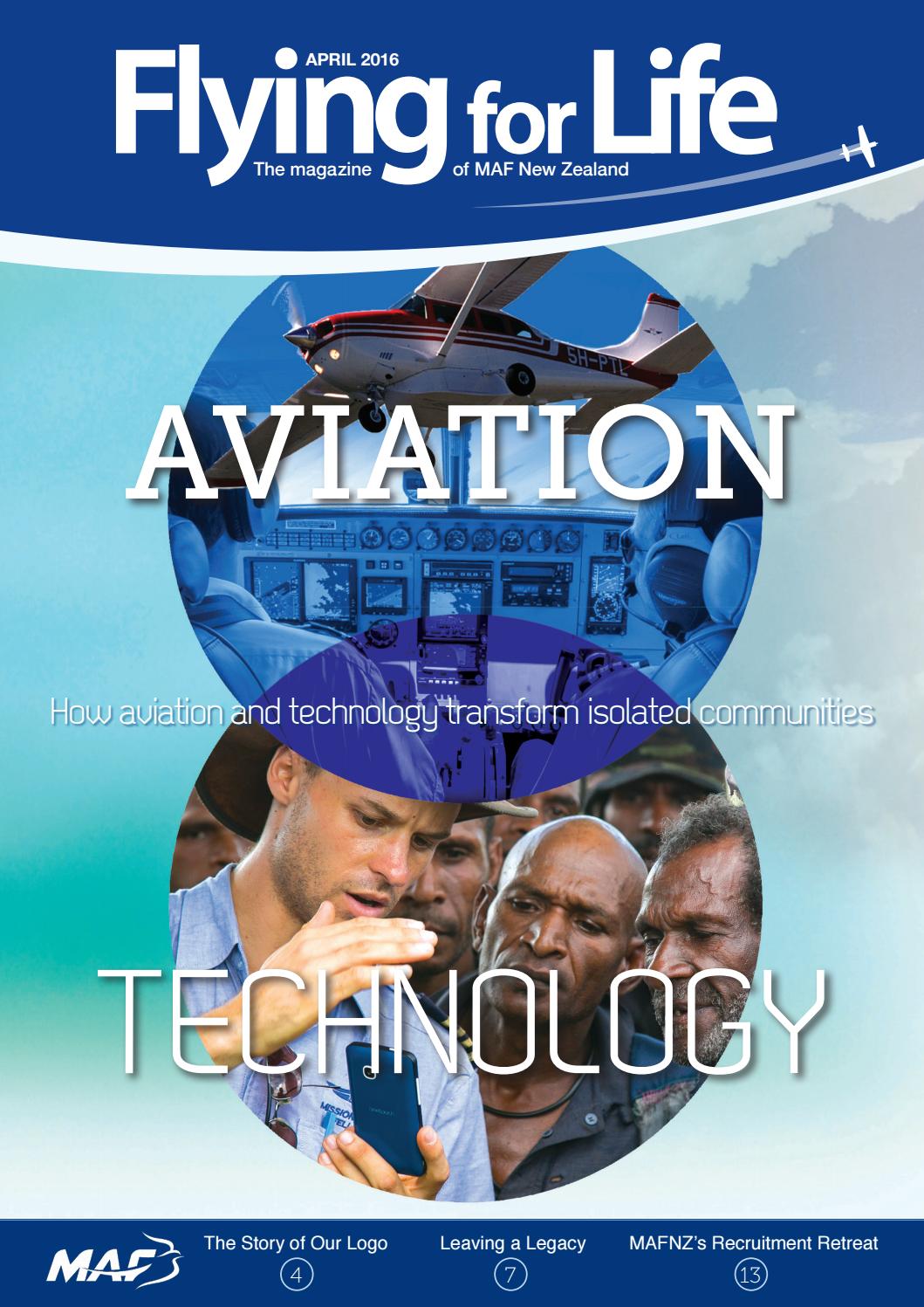 Flying for Life - April 2016 by MAF NZ - Issuu