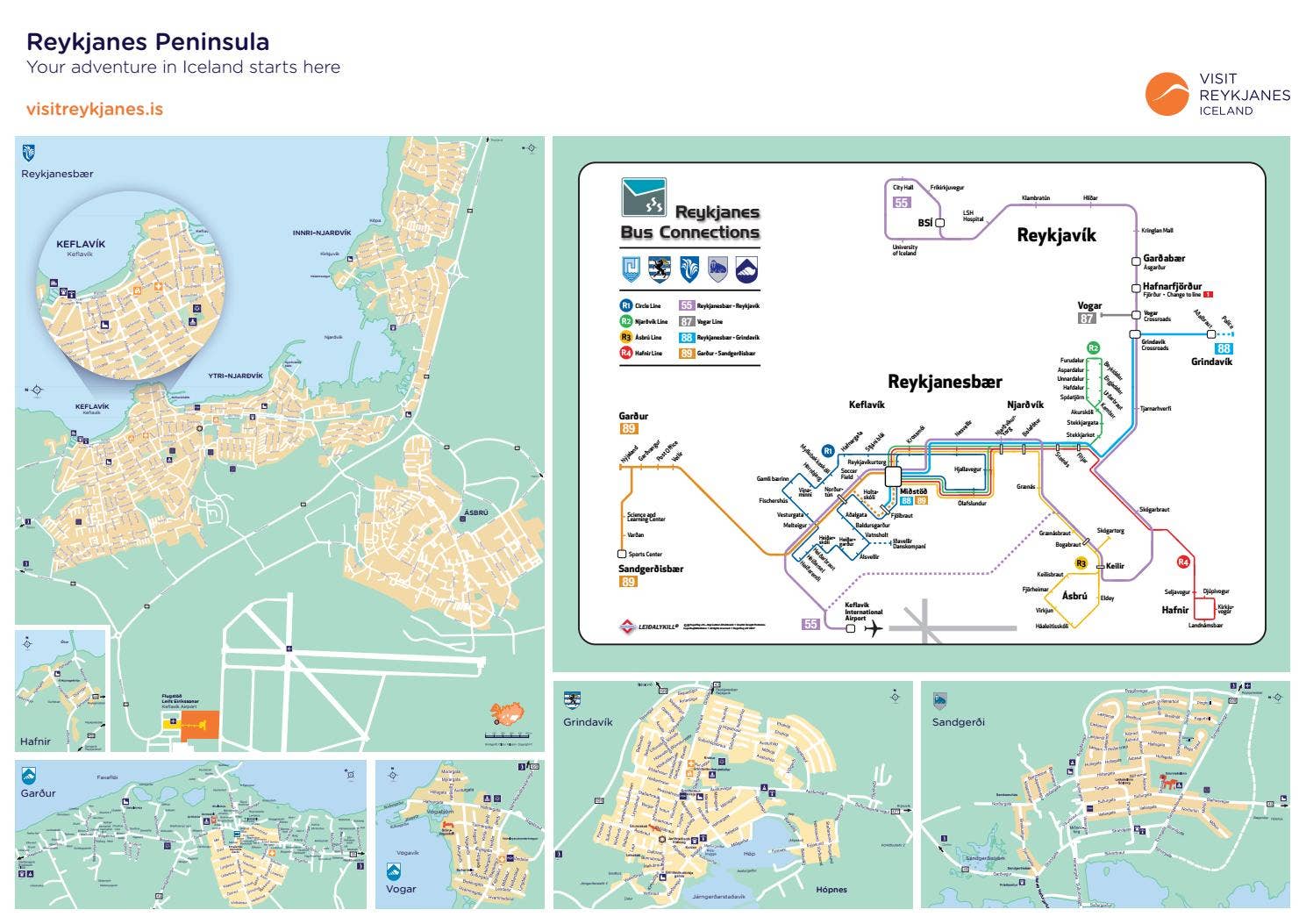 Map of Reykjanes Peninsula / Reykjanes Geopark by Visit Reykjanes - Issuu