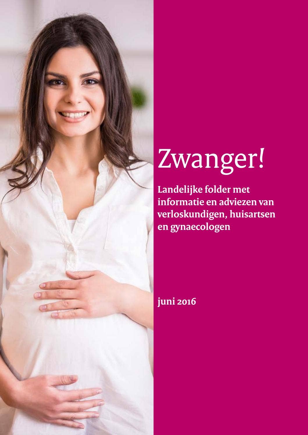 Zwanger: landelijke folder met informatie en adviezen by Verloskundige ...