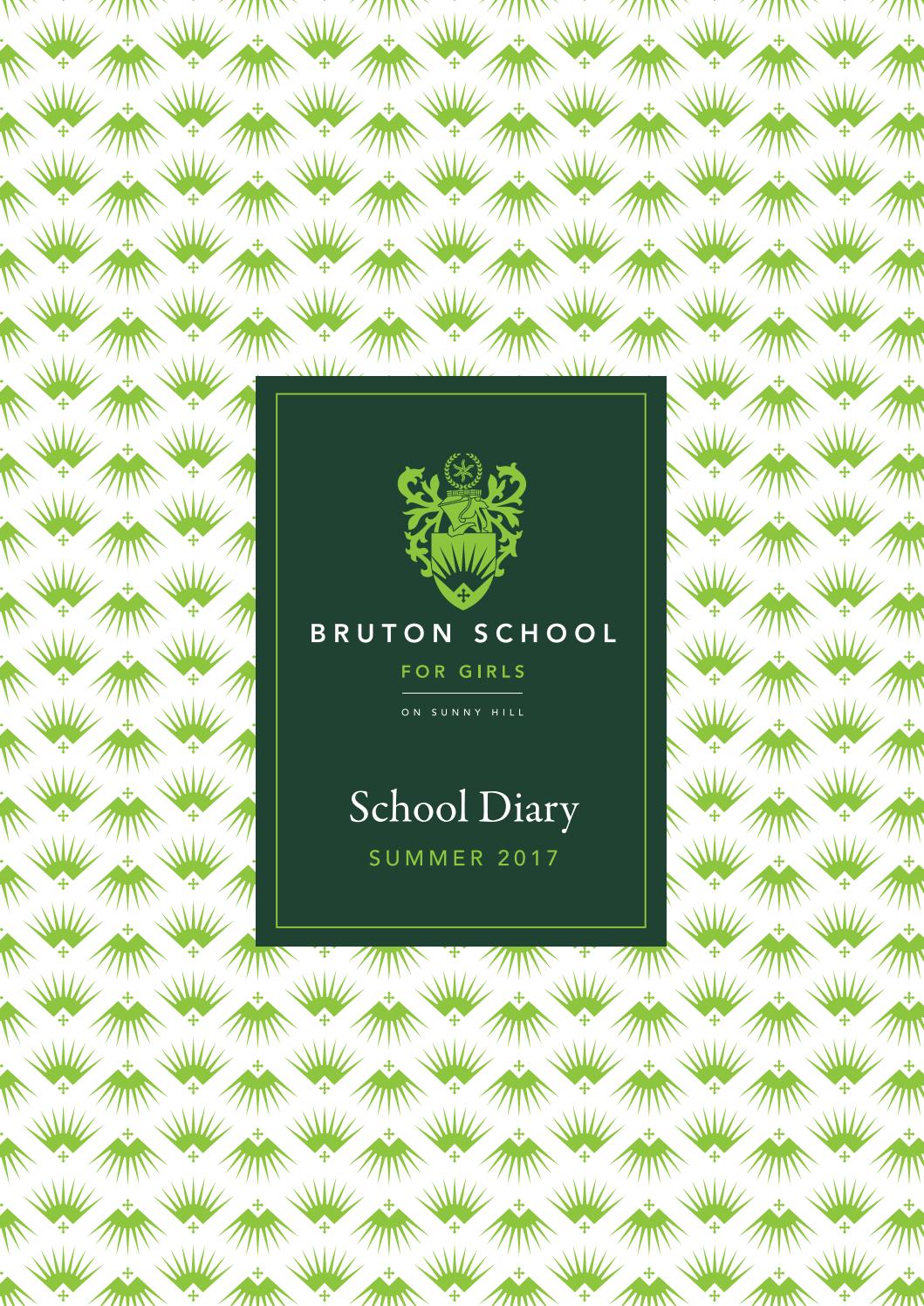 Bruton School Summer Diary 2017 by Shelleys the Printers Ltd - Issuu