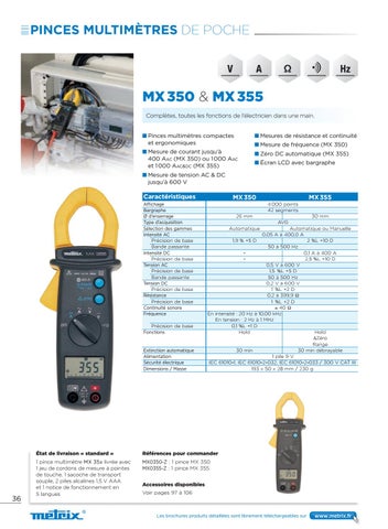 Catalogue Metrix 2017 FR by CHAUVIN ARNOUX GROUP - Issuu