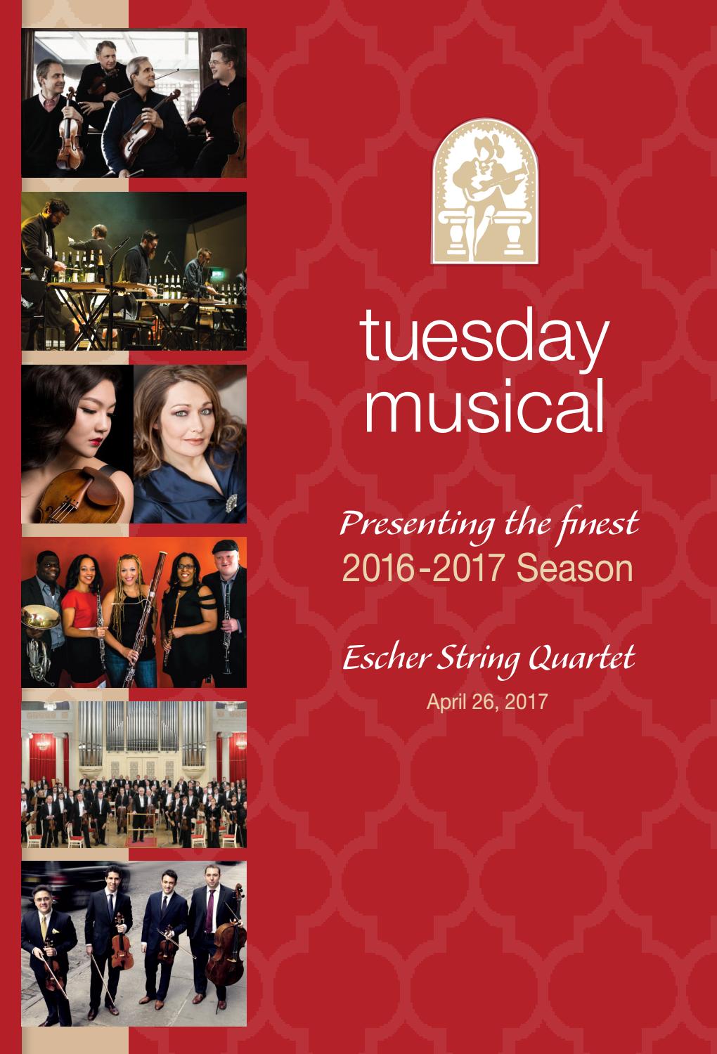 Tuesday Musical April 26 Concert by Live Publishing - Issuu