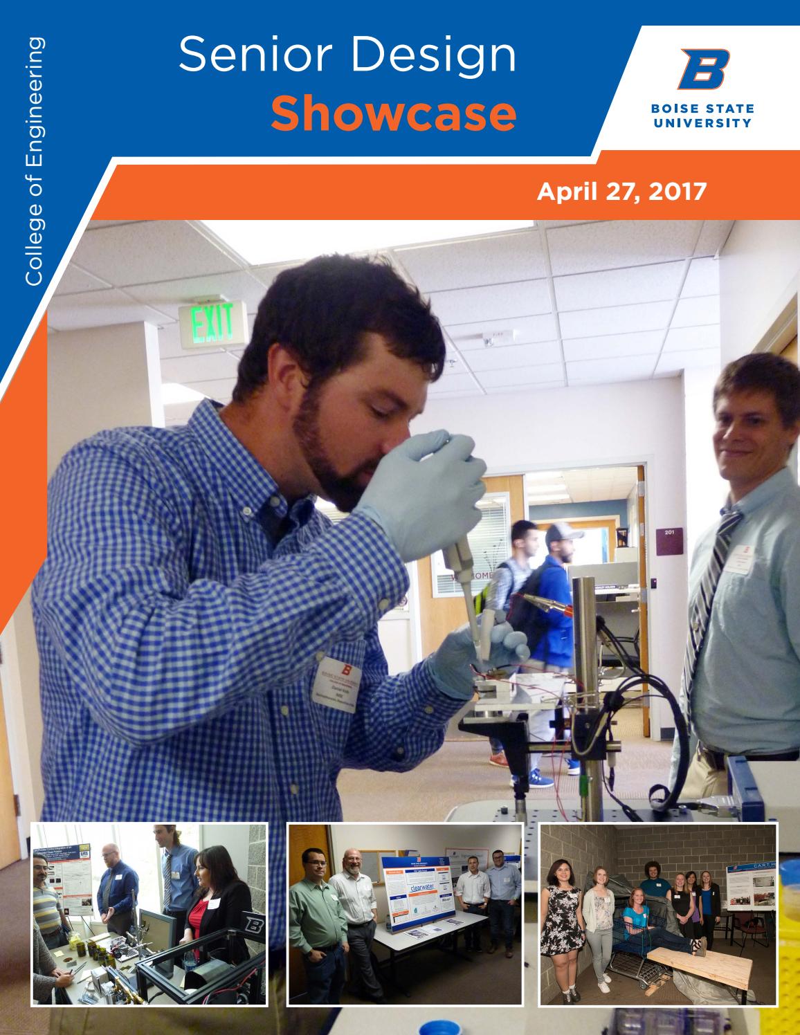 Senior design showcase brochure 2017 by College of Engineering - Issuu