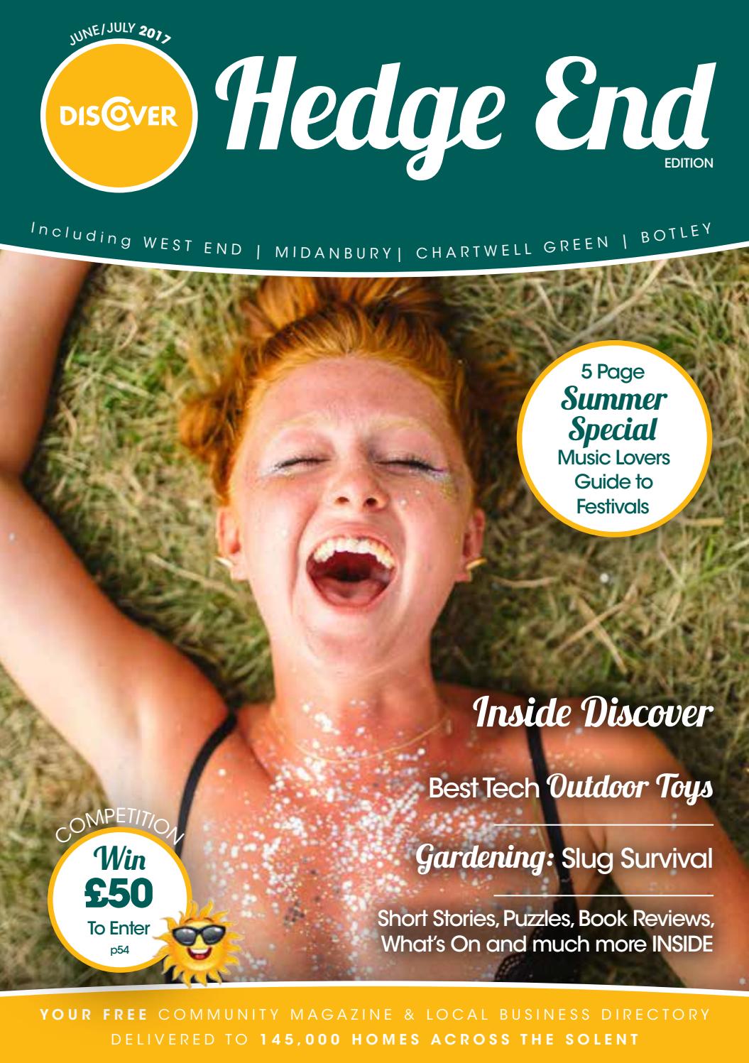 Discover Hedge End June/July 2017 by Tania Houston - Issuu