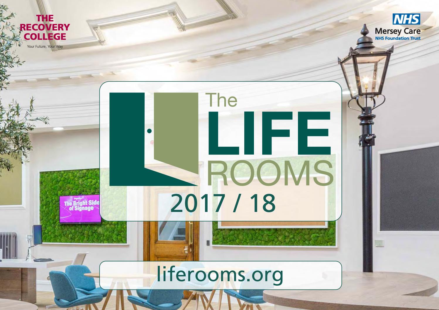Life Rooms 2017/18 by Mersey Care NHS Foundation Trust - Issuu