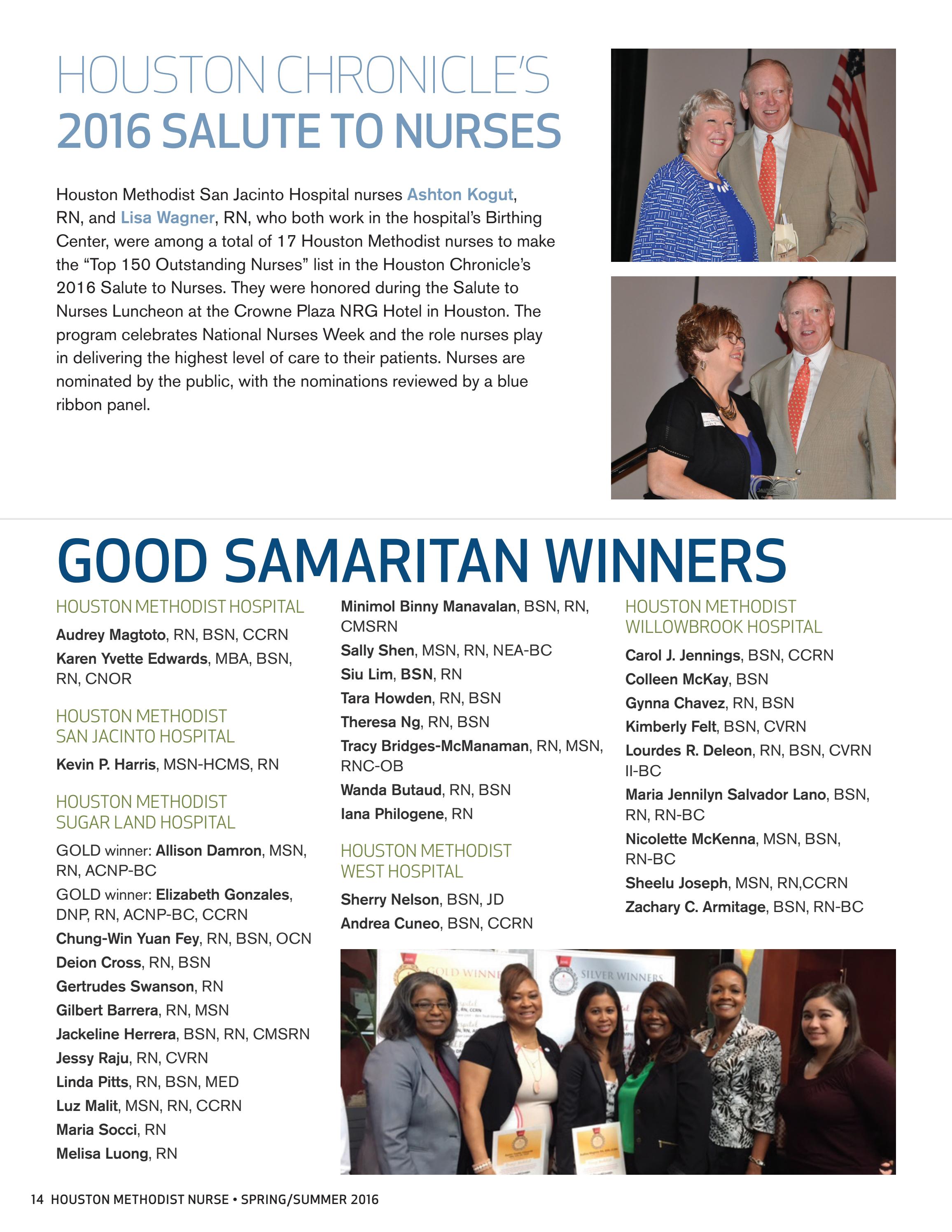 Houston Methodist Nursing Magazine Spring/Summer 2016 by Houston ...