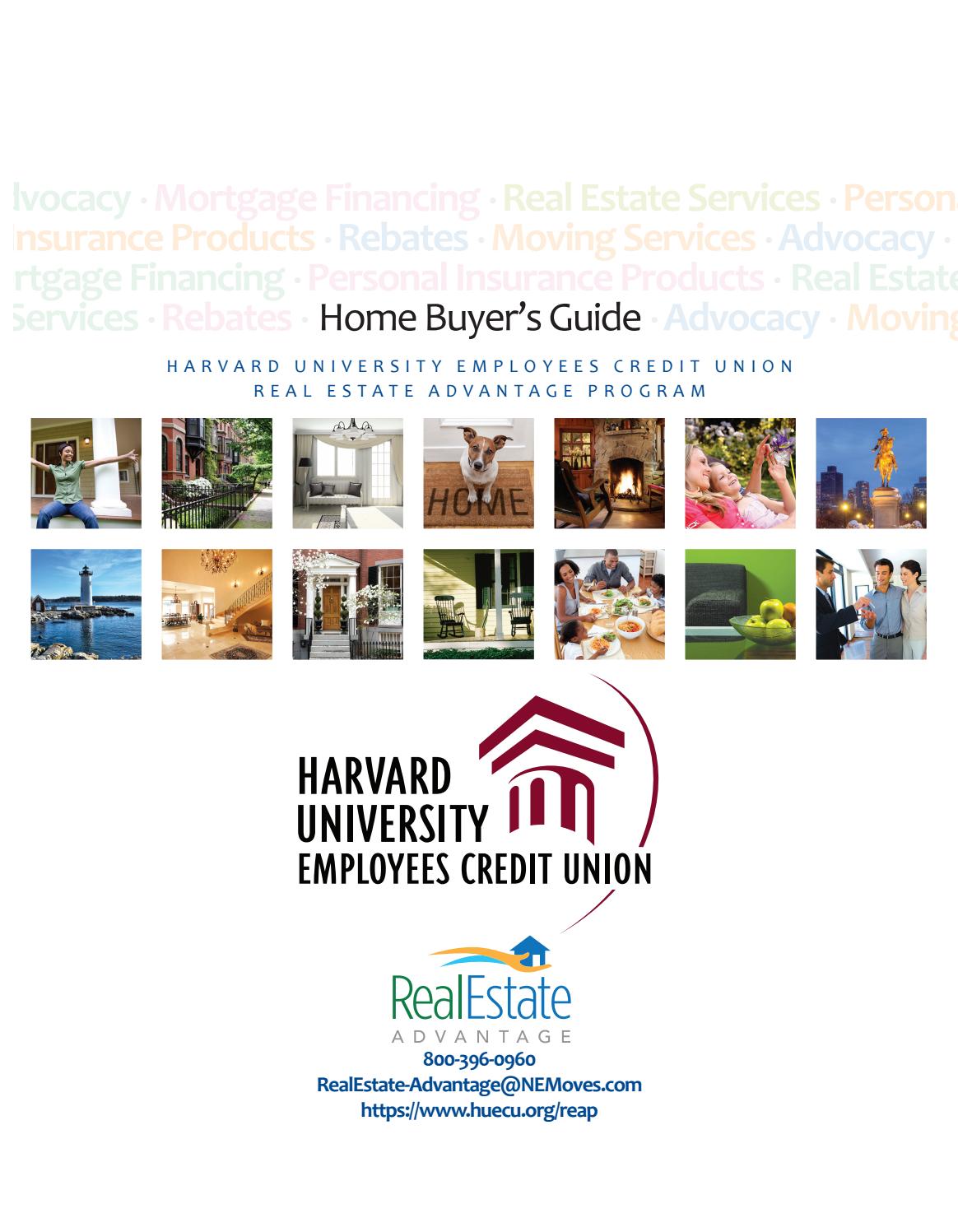 HUECU REAP Home Buyer's Guide by Harvard University Employees Credit ...