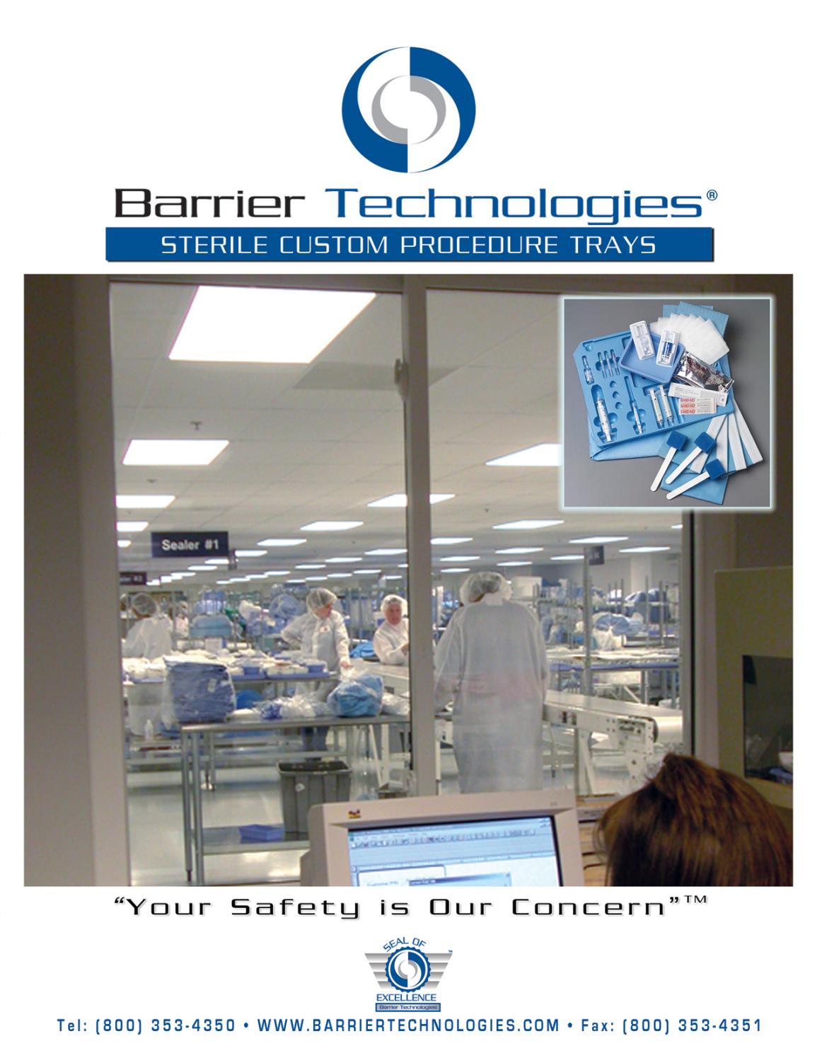 Barrier Technologies Procedural Trays by Barrier Technologies - Issuu