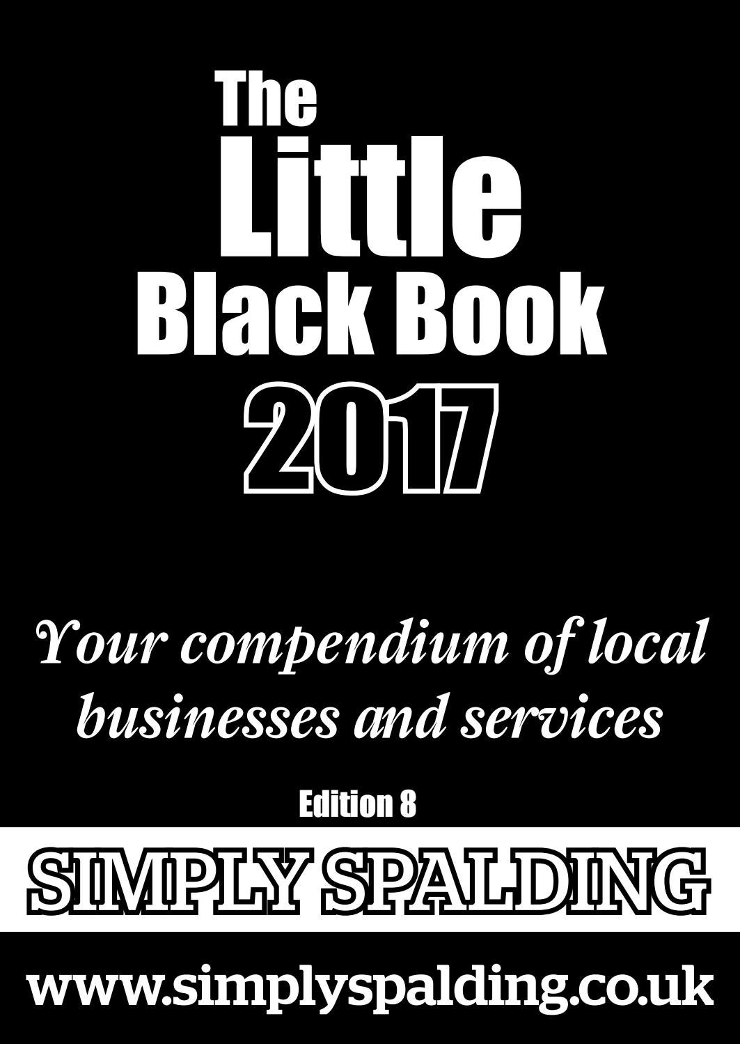 The Little Black Book Simply Spalding 2017 by Chilli Media & Publishing ...