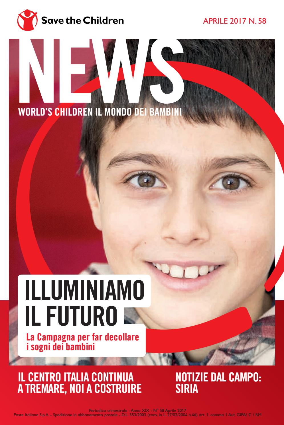 Save the Children: Newsletter 58_2017 by Save the Children Italia - Issuu