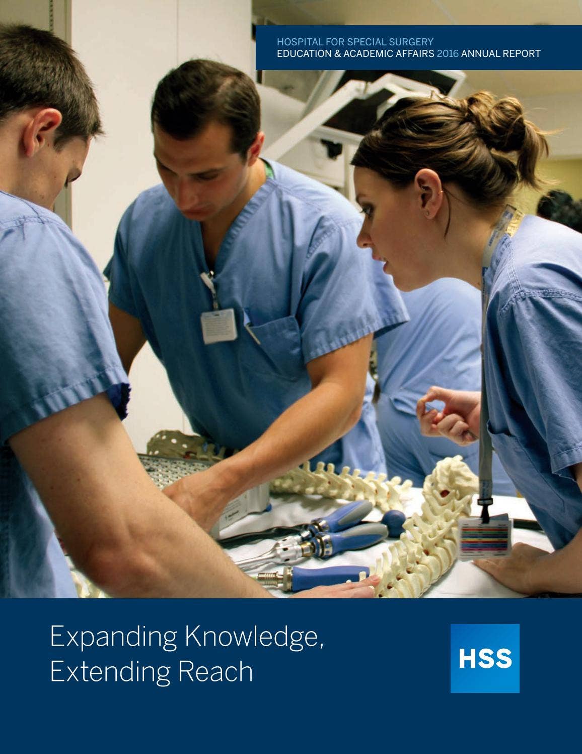 2016 HSS Education & Academic Affairs Annual Report by Hospital for ...
