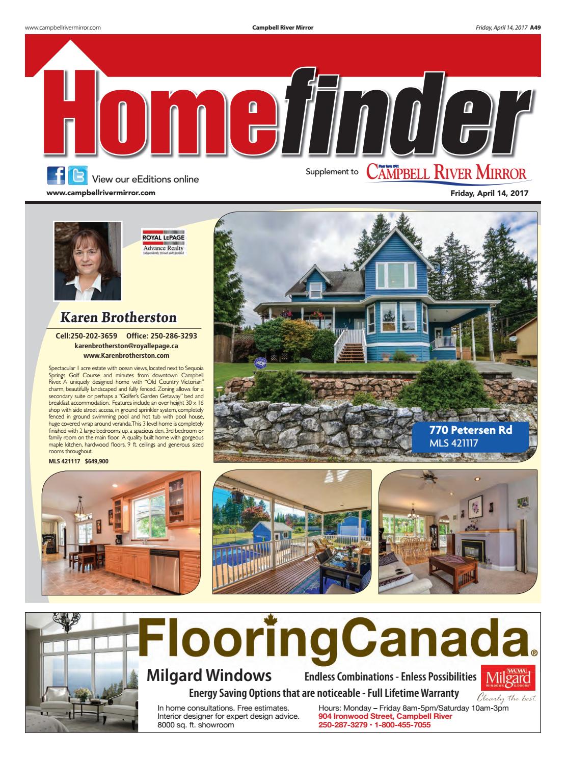 Real Estate Guide - Homefinder April 14, 2017 by Black Press Media ...