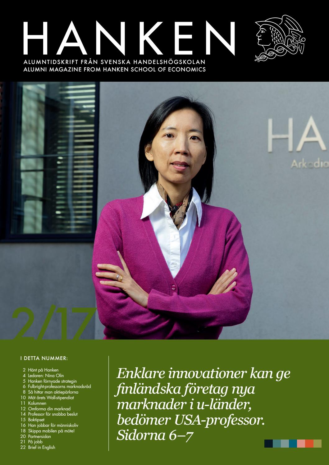 Hanken #2/2017 by Hanken School of Economics - Issuu