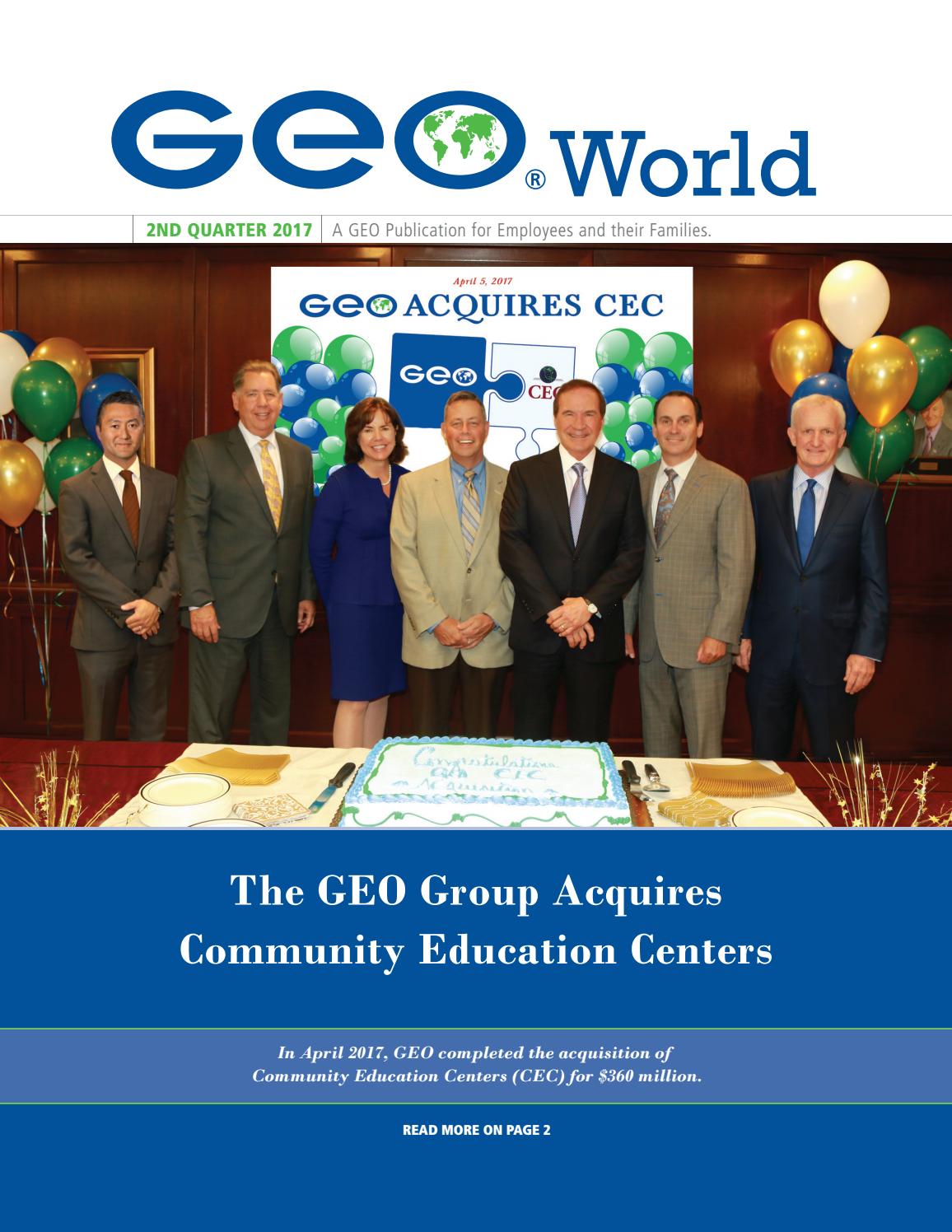 2q2017 geo world by The GEO Group - Issuu