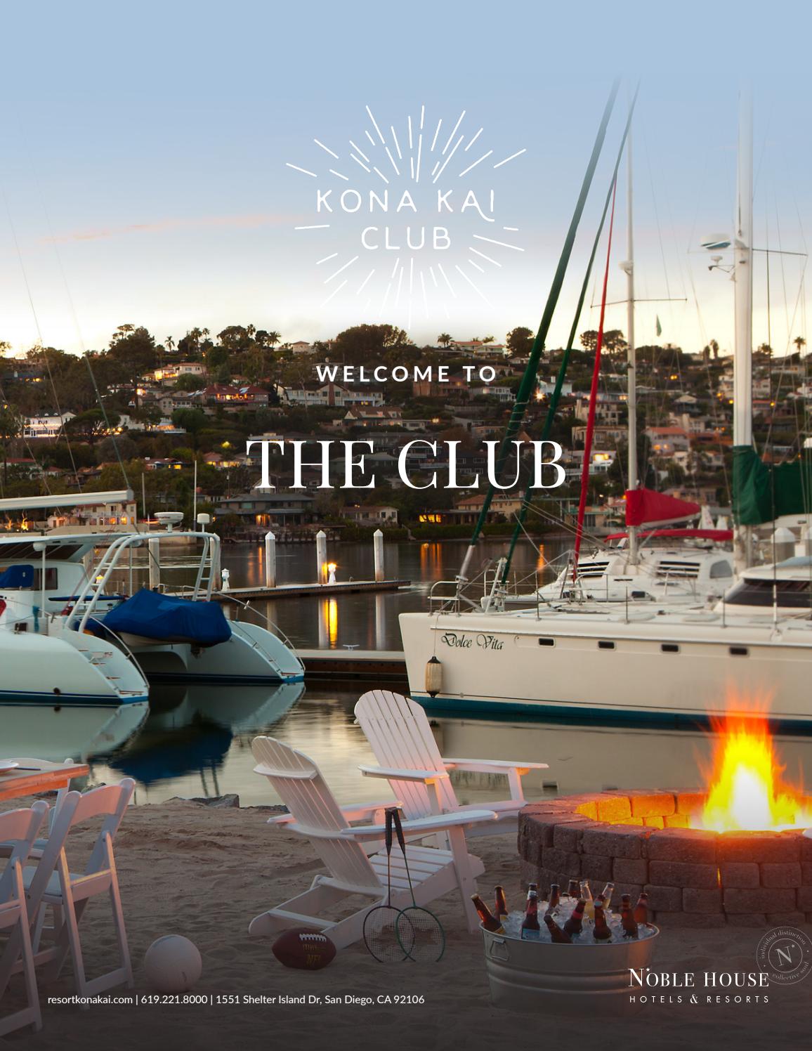 Kona Kai Club | Welcome Packet by Noble House Hotels & Resorts - Issuu