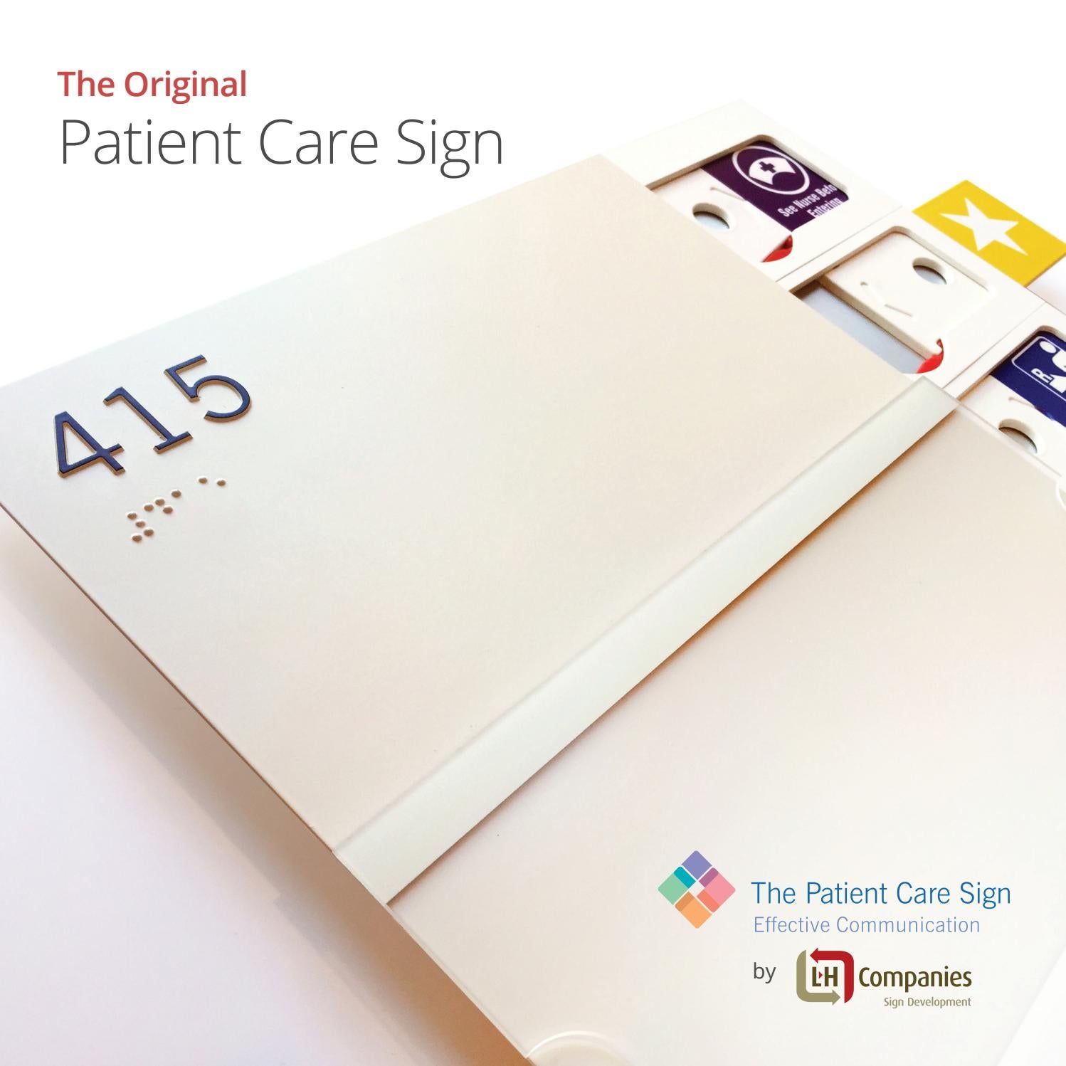 Patient Care Sign Brochure by L&H Companies - Issuu