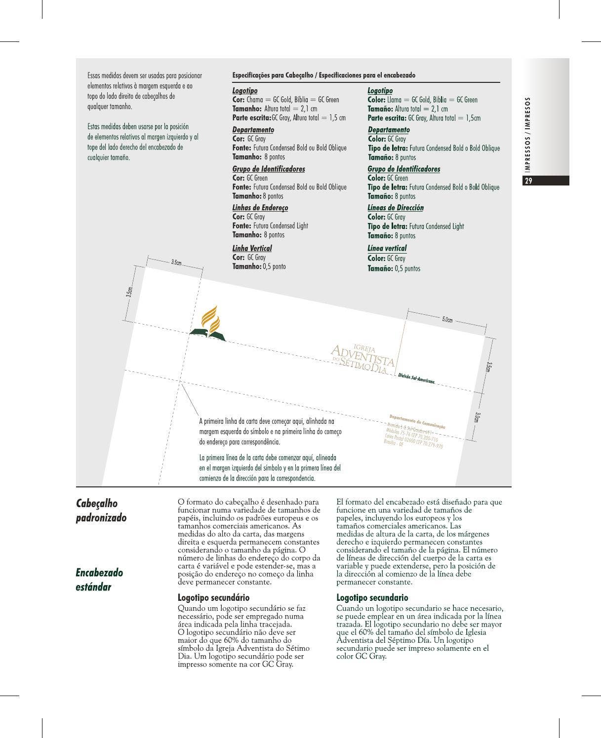 Manual Padrão de Aplicação do Logotipo da IASD by Igreja Adventista do ...