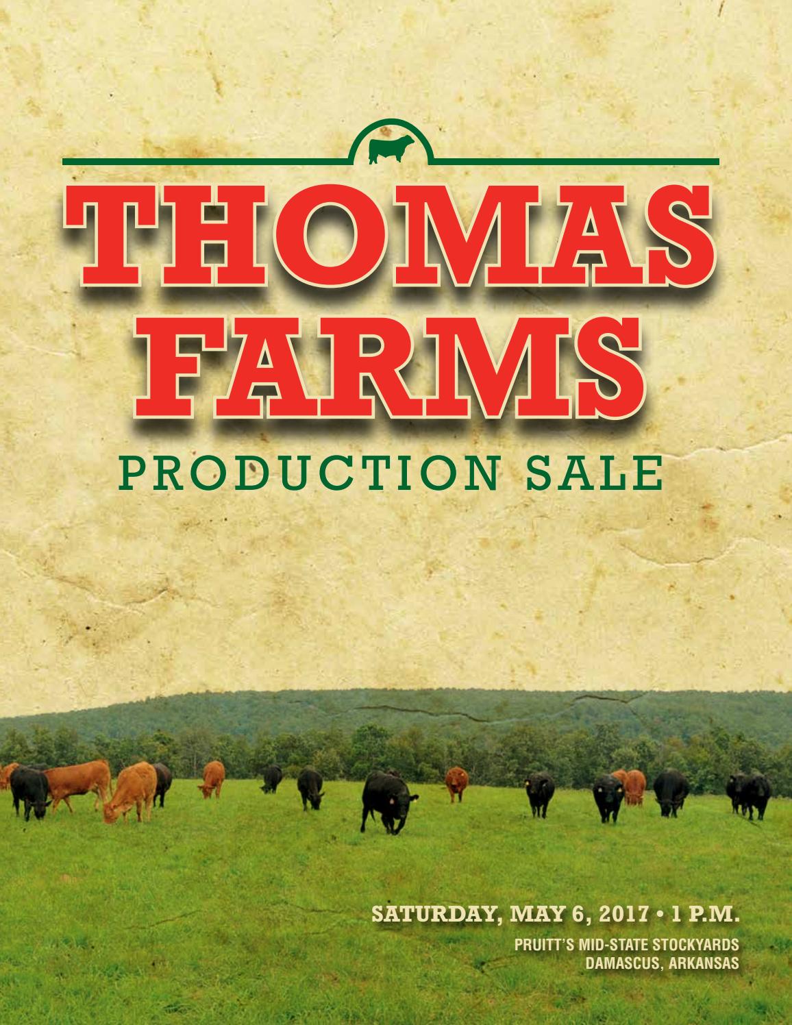 2017 Thomas Farms Productin Sale by Precision Marketing - Issuu