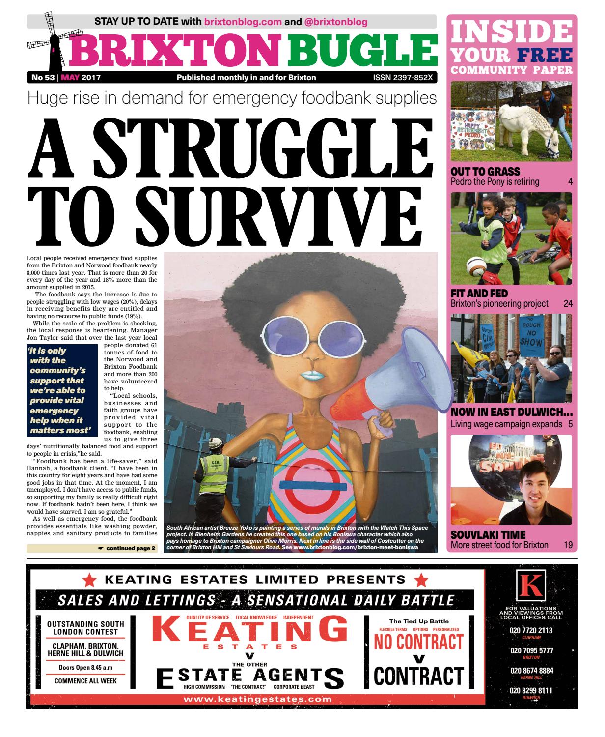 Brixton Bugle May 2017 by Brixton Bugle - Issuu