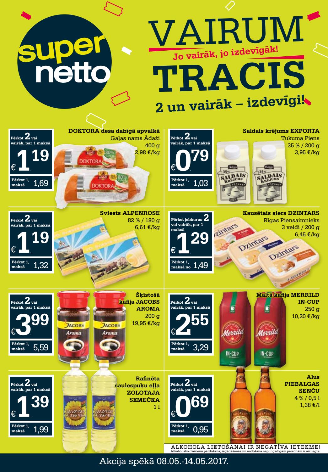 Supernetto piedāvājums no 08.05. līdz 14.05.2017. by Rimi - Issuu