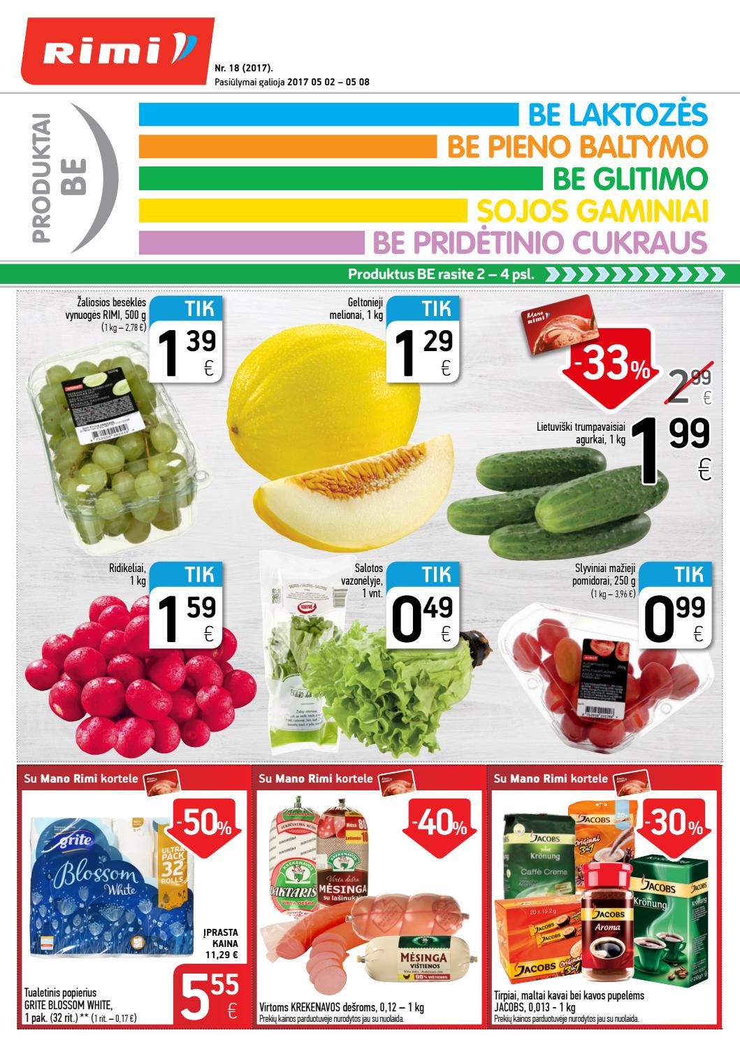 RIMI savaitinis leidinys Nr. 18-2017 Kai kurių pasiūlymų galite nerasti ...